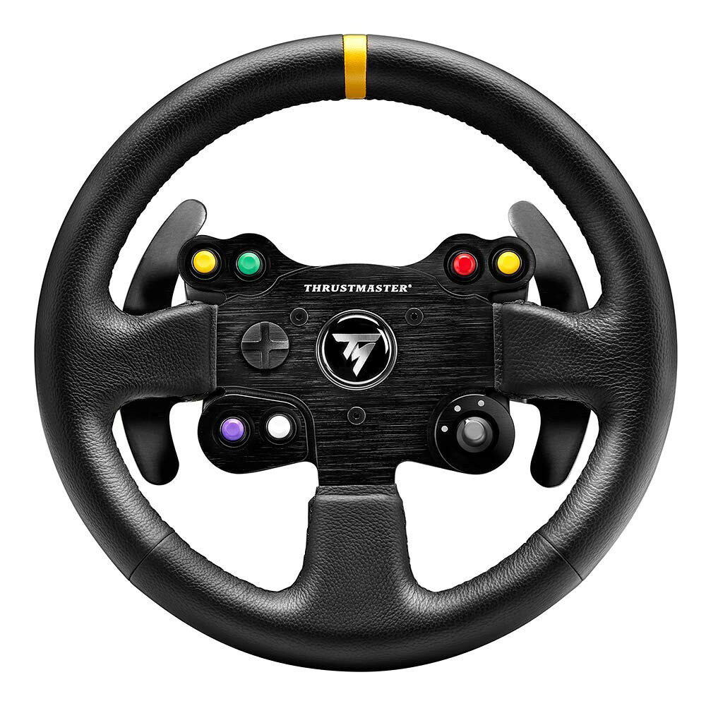 PRODUCT DETAILS スラストマスター TM Leather 28GT Wheel Add-On ステアリングホイール 交換用 アドオン PC PS5 PS4 Xbox 対応【商品仕様】・ アイテム種別：ステアリングホイール アド...