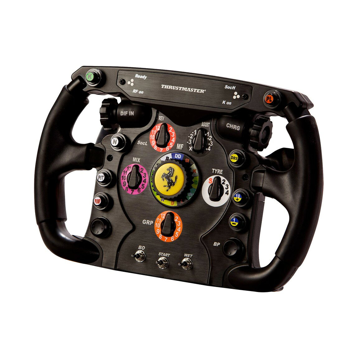 PRODUCT DETAILS スラストマスター Ferrari F1 Wheel Add-On ステアリングホイール 交換パーツ フェラーリ公式ライセンス PC PS5 PS4 Xbox対応【商品仕様】・ アイテム種別：ステアリングホイー...