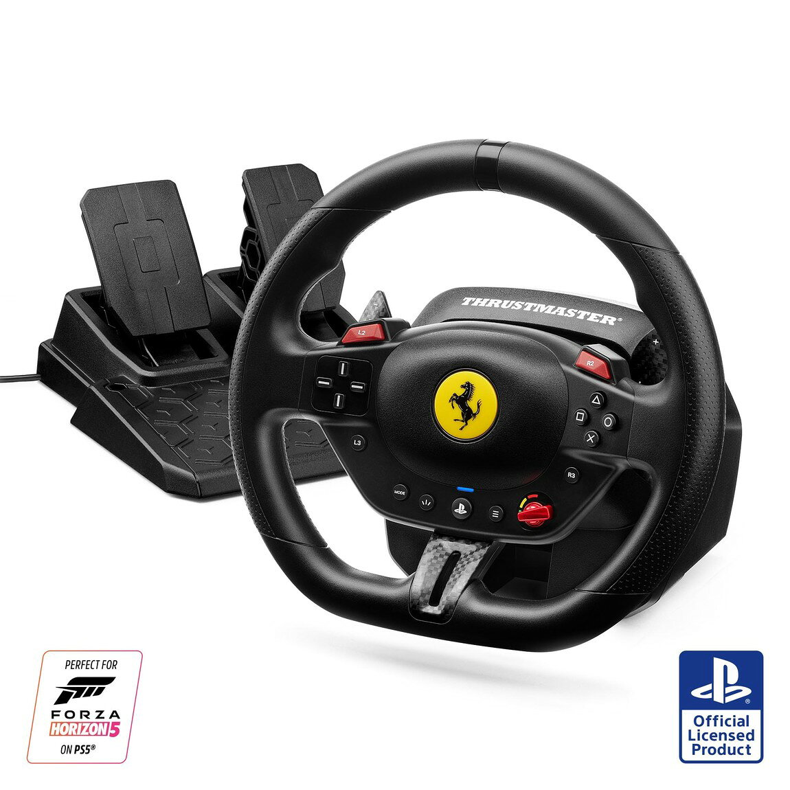PRODUCT DETAILS スラストマスター T98 P フェラーリ レーシングホイール ペダルセット PS5 PS4 PC対応 ハンドルコントローラー【商品仕様】・ アイテム種別：ハンドルコントローラー、ペダルセット・ シリーズ：フェ...