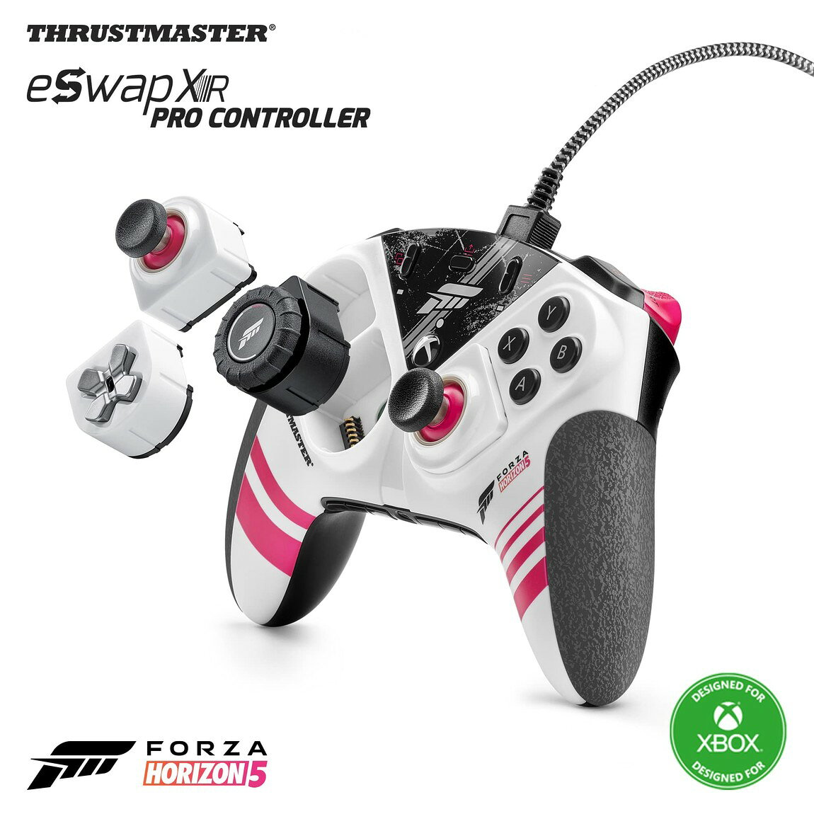 PRODUCT DETAILS スラストマスター ESWAP XR Pro Controller Forza Edition ゲームパッド 有線 コントローラー Xbox Series X|S Xbox One PC レーシングホイールモジ...