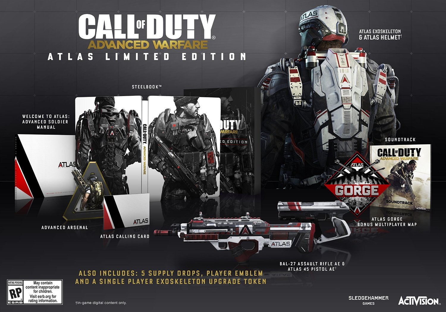 PRODUCT DETAILS 【商品情報】・商品名：Call of Duty: Advanced Warfare Atlas Limited Edition - PlayStation 4・対応機種：PlayStation 4（PS4）・...