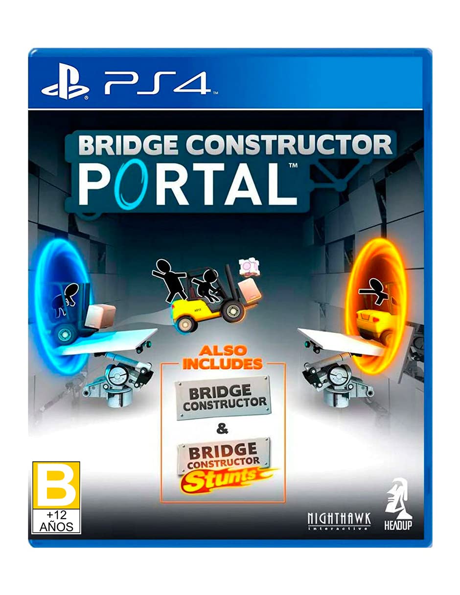 PRODUCT DETAILS 【商品情報】・商品名：Bridge Constructor Portal - PlayStation 4・対応機種：PlayStation 4（PS4）・仕様：北米版（NTSC-U/C）・言語：英語【コンディ...