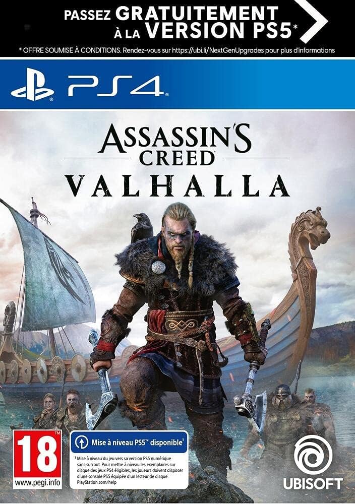 PRODUCT DETAILS 【商品情報】・商品名：Assassin's Creed: Valhalla (PS4)・対応機種：PlayStation 4（PS4）・仕様：北米版（NTSC-U/C）・言語：英語【コンディション】・海外直輸...