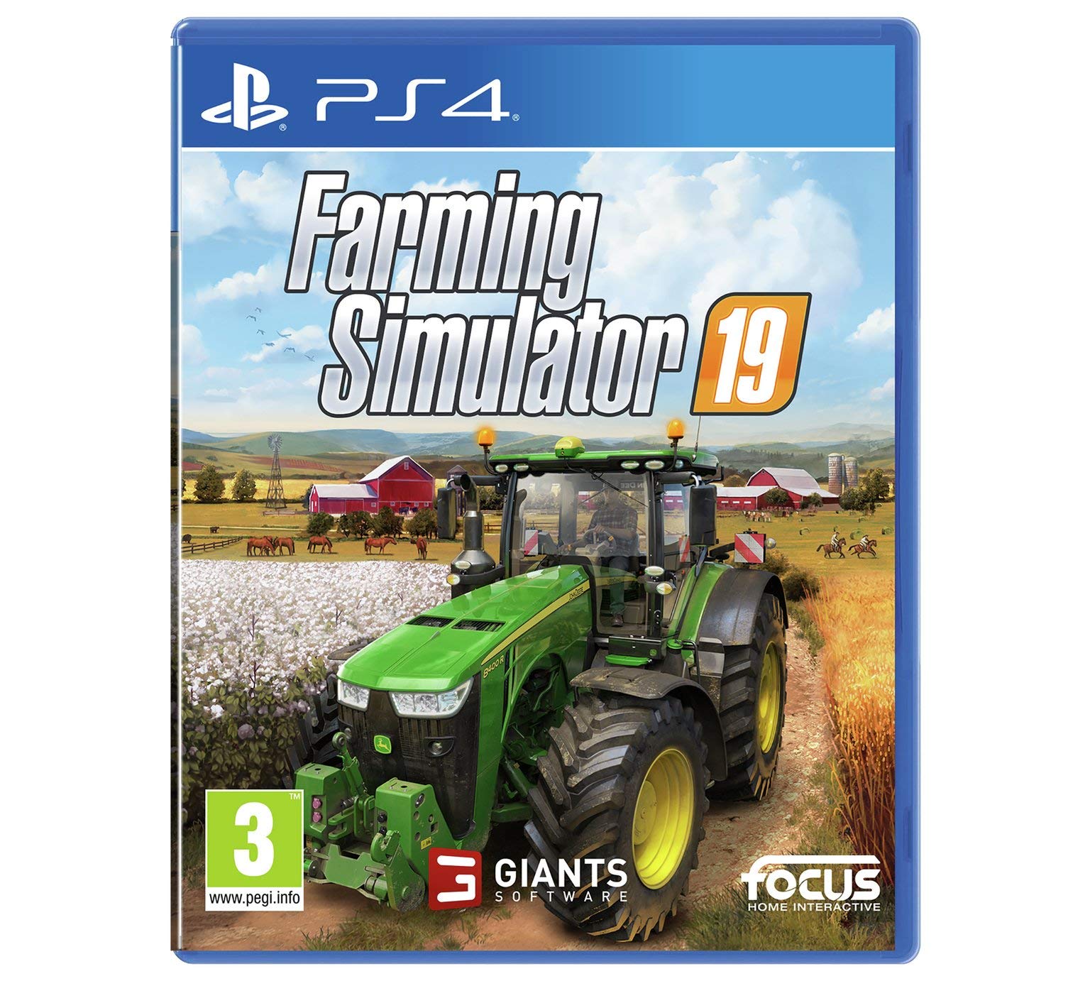 PRODUCT DETAILS 【商品情報】・商品名：Farming Simulator 19 (PS4)・対応機種：PlayStation 4（PS4）・仕様：北米版（NTSC-U/C）・言語：英語【コンディション】・海外直輸入品です。・...