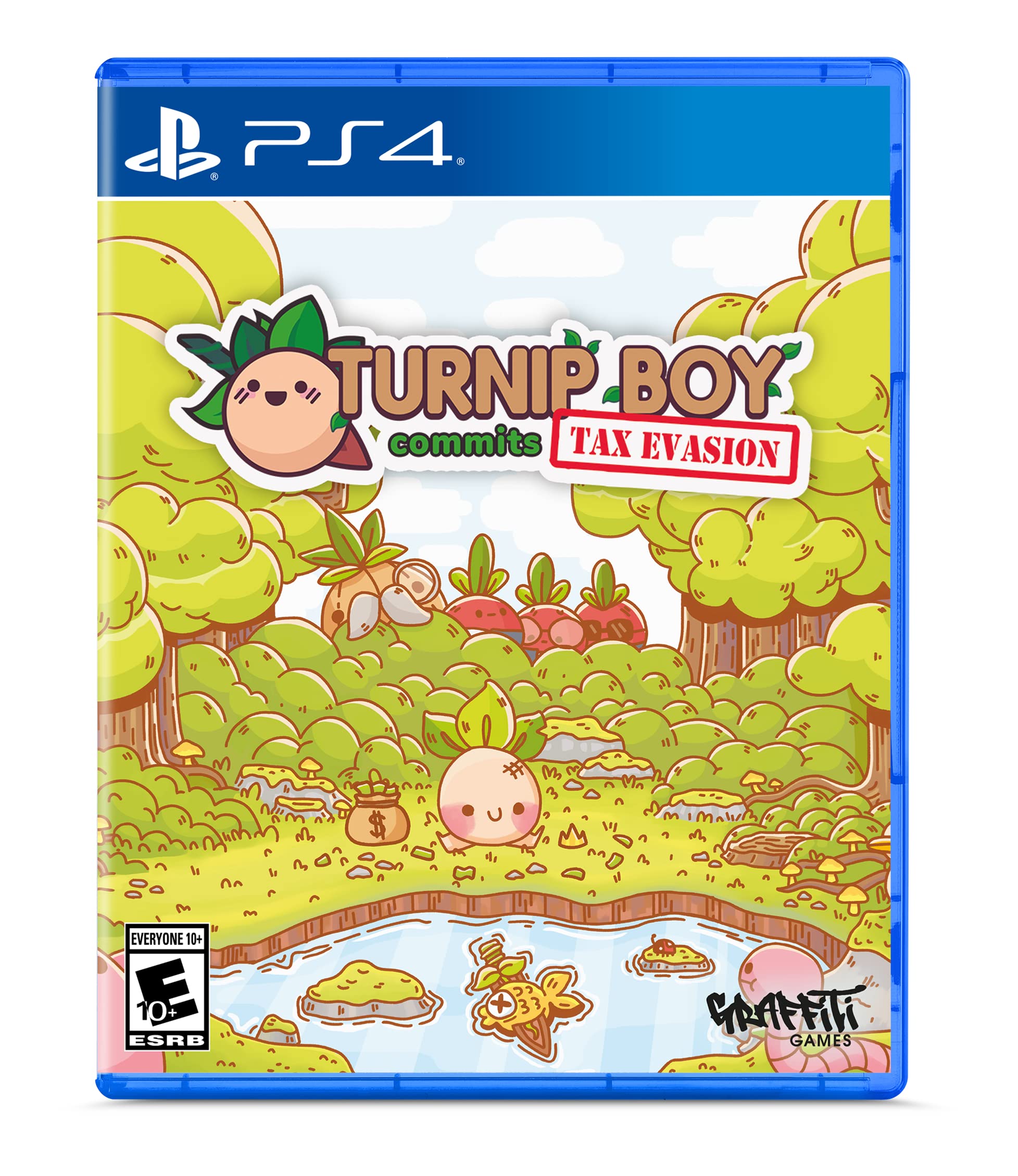PRODUCT DETAILS 【商品情報】・商品名：Turnip Boy Commits Tax Evasion - PlayStation 4・対応機種：PlayStation 4（PS4）・仕様：北米版（NTSC-U/C）・言語：英語...