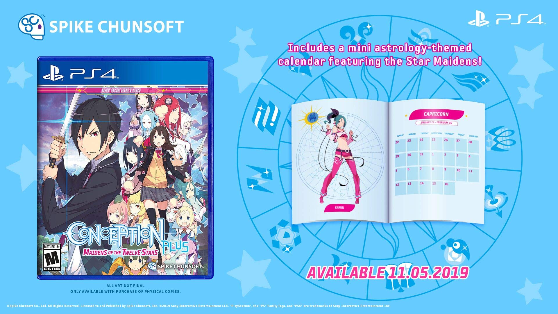 PRODUCT DETAILS 【商品情報】・商品名：Conception PLUS: Maidens of the Twelve Stars - PlayStation 4・対応機種：PlayStation 4（PS4）・仕様：北米版（N...