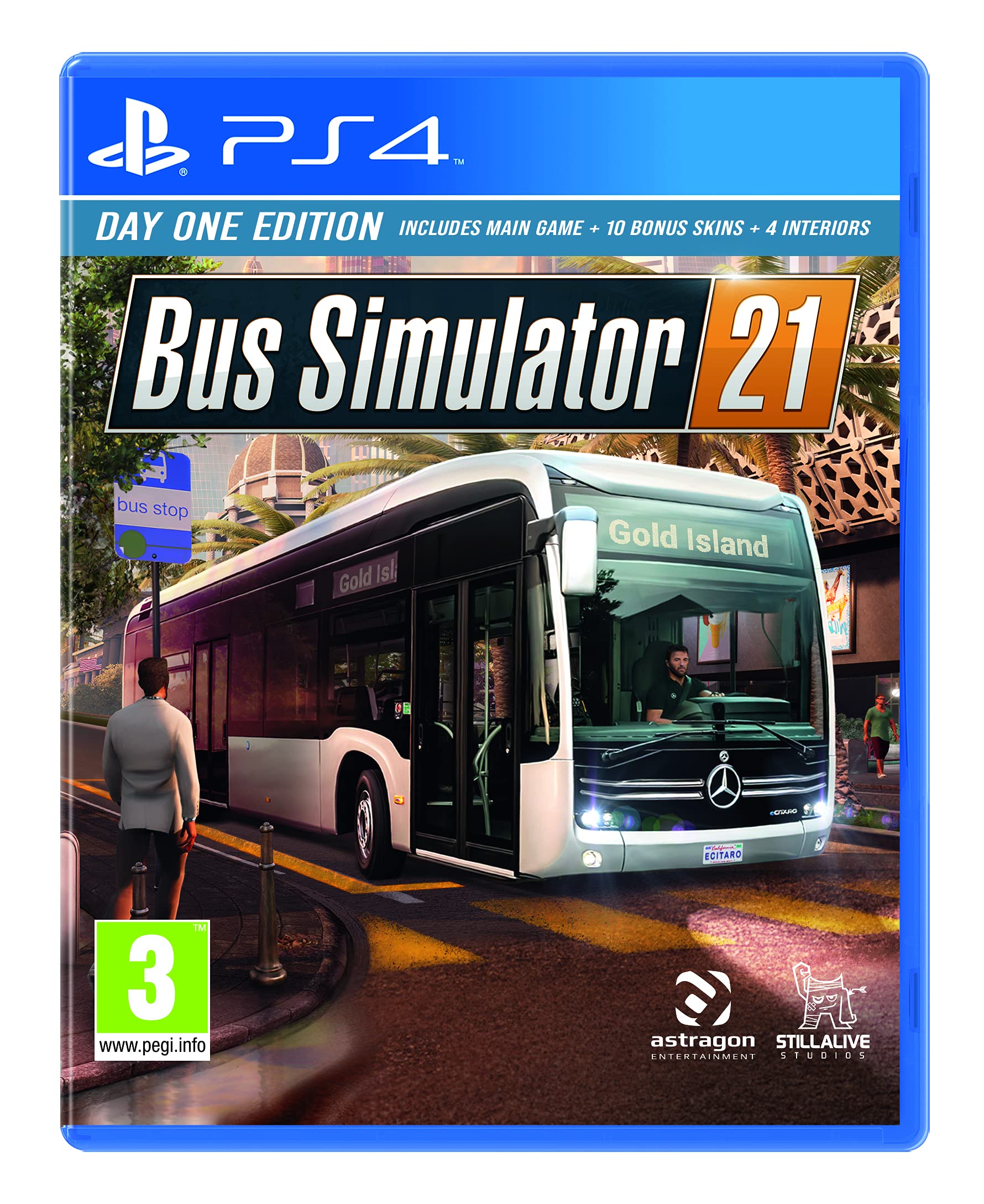 PRODUCT DETAILS 【商品情報】・商品名：Bus Simulator 21 - Day One Edition (PS4)・対応機種：PlayStation 4（PS4）・仕様：北米版（NTSC-U/C）・言語：英語【コンディシ...