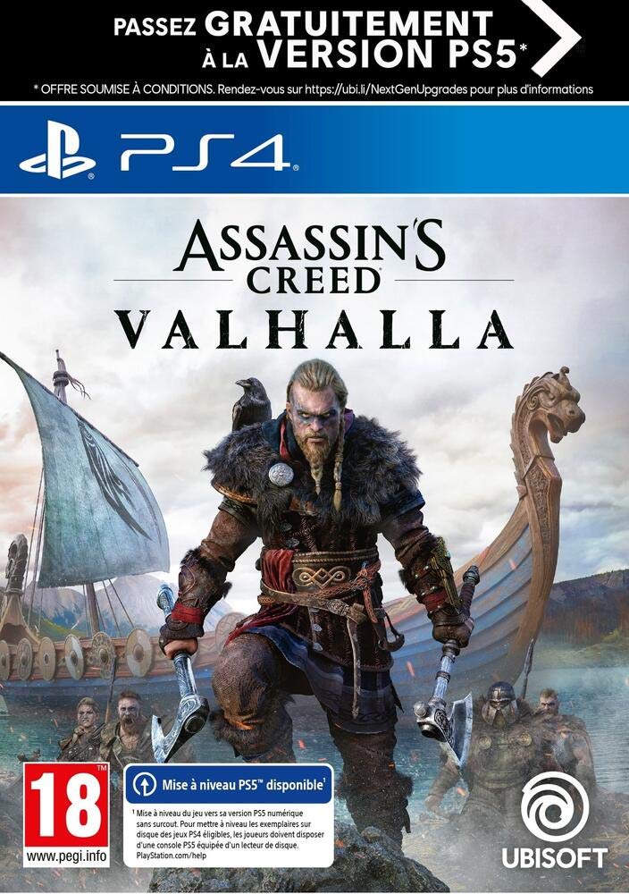 PRODUCT DETAILS 【商品情報】・商品名：Ubisoft Assassin's Creed Valhalla - PS4・対応機種：PlayStation 4（PS4）・仕様：北米版（NTSC-U/C）・言語：英語【コンディショ...