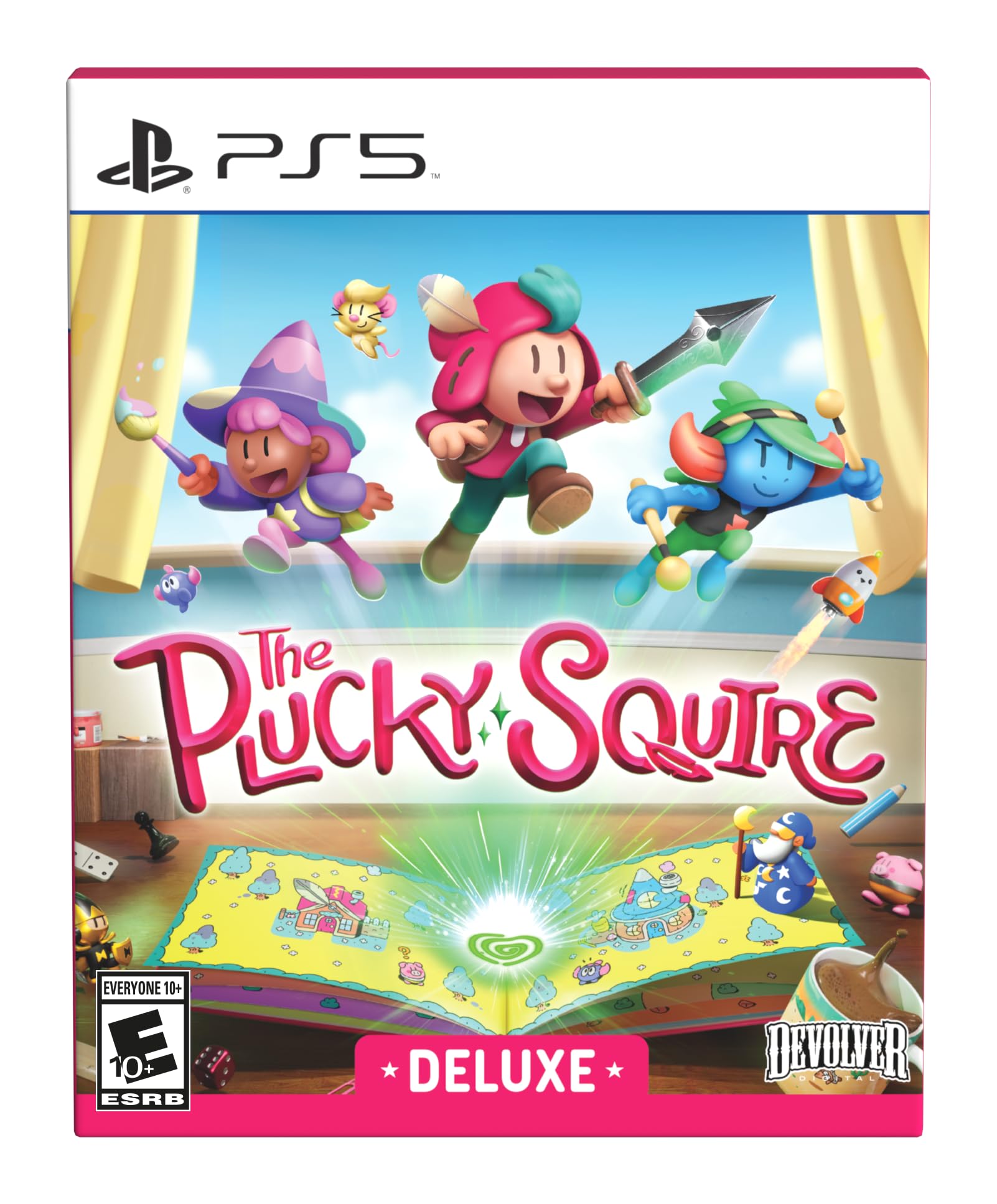 PRODUCT DETAILS 【商品情報】・商品名：The Plucky Squire [Devolver Deluxe] - PlayStation 5・対応機種：PlayStation 5（PS5）・仕様：北米版・言語：英語【コンディ...