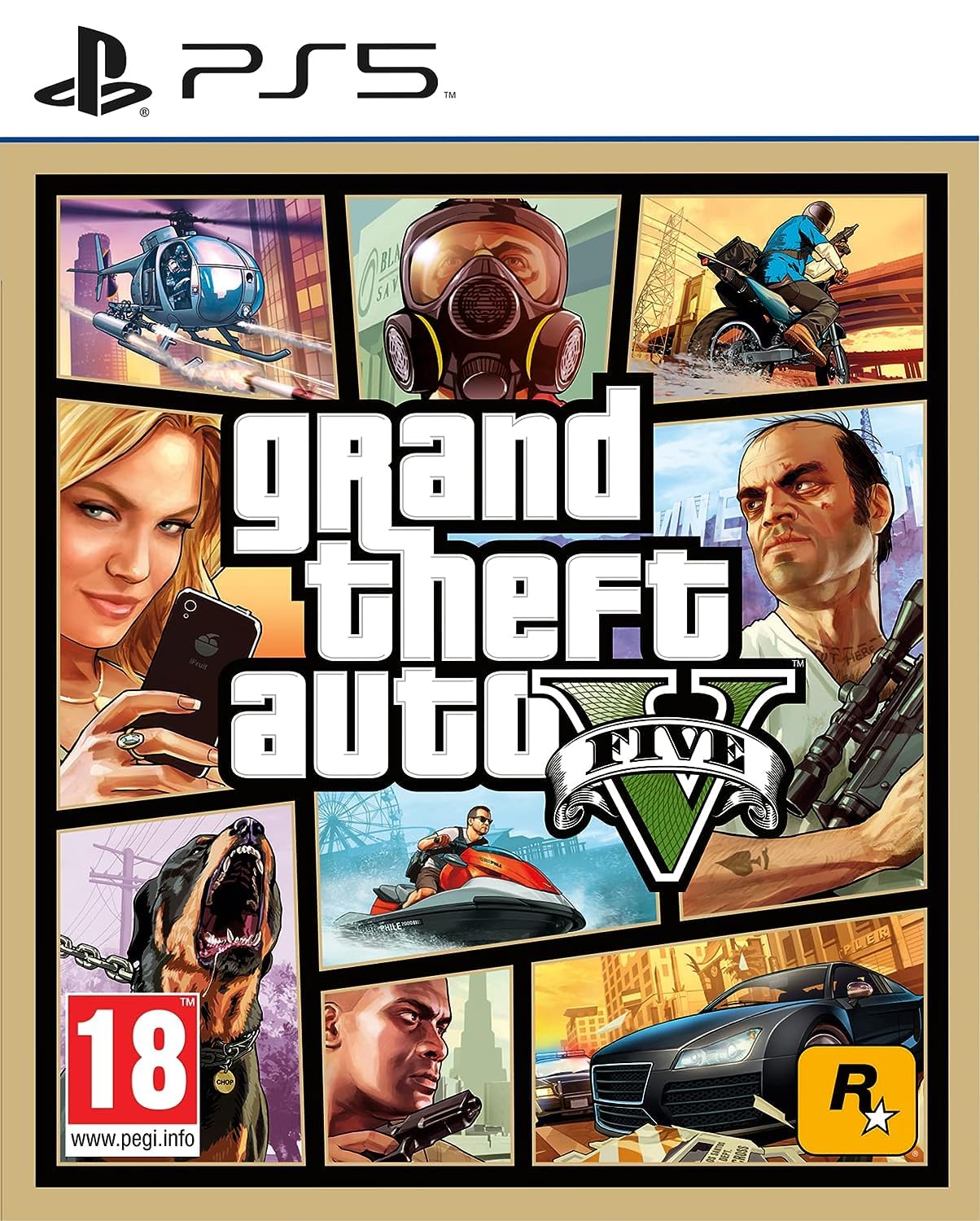 PRODUCT DETAILS 【商品情報】・商品名：ROCKSTAR GAMES Grand Theft Auto V Standard ALLEMAND, Anglais, English, Italien Playstation 5・...