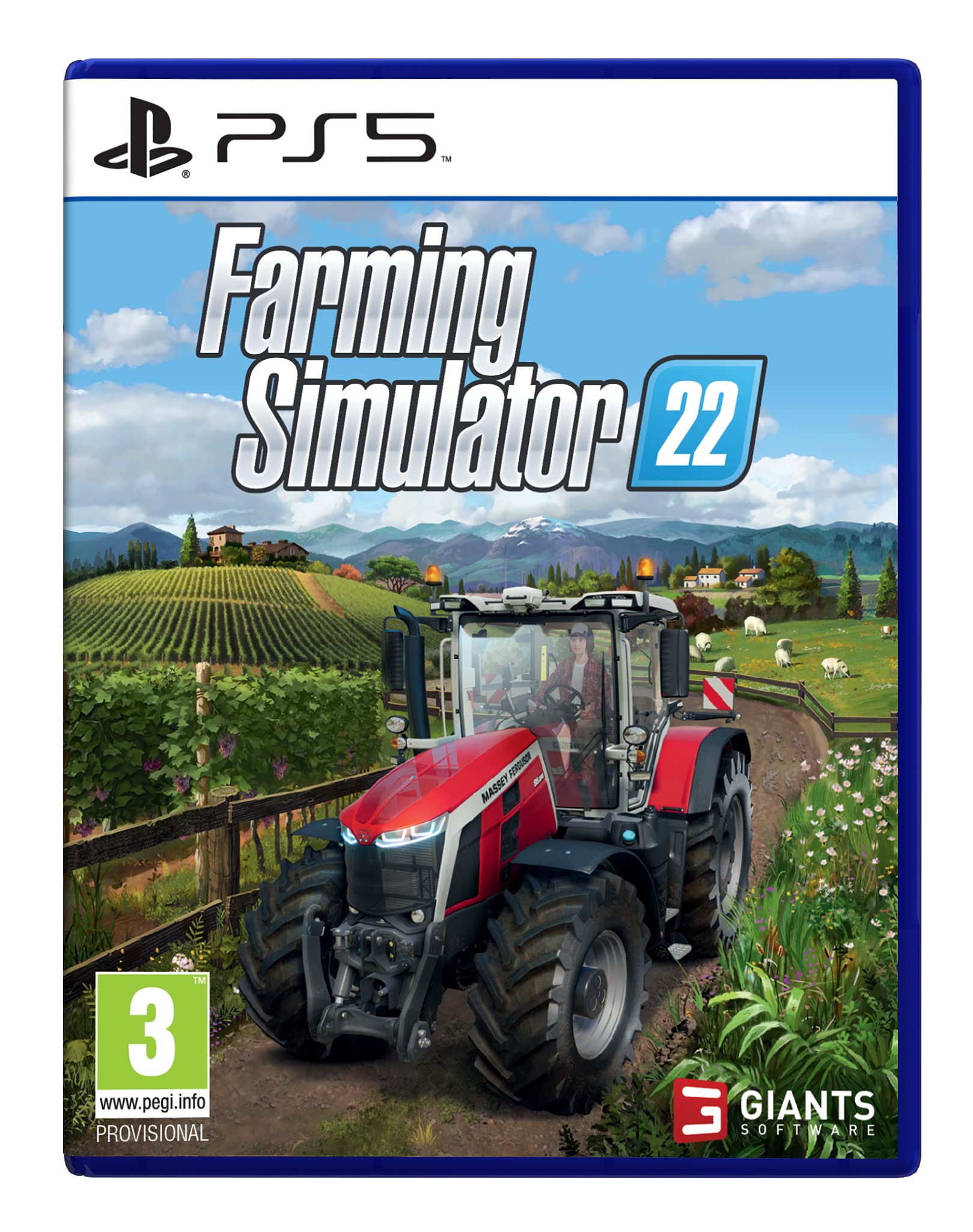 PRODUCT DETAILS 【商品情報】・商品名：Farming Simulator 22 (PS5)・対応機種：PlayStation 5（PS5）・仕様：北米版・言語：英語【コンディション】・海外直輸入品です。・パッケージに輸送によ...