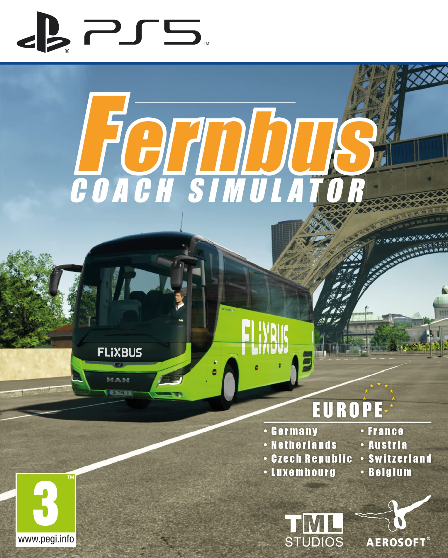 PRODUCT DETAILS 【商品情報】・商品名：Fernbus Coach Simulator (PS5)・対応機種：PlayStation 5（PS5）・仕様：北米版・言語：英語【コンディション】・海外直輸入品です。・パッケージに輸...