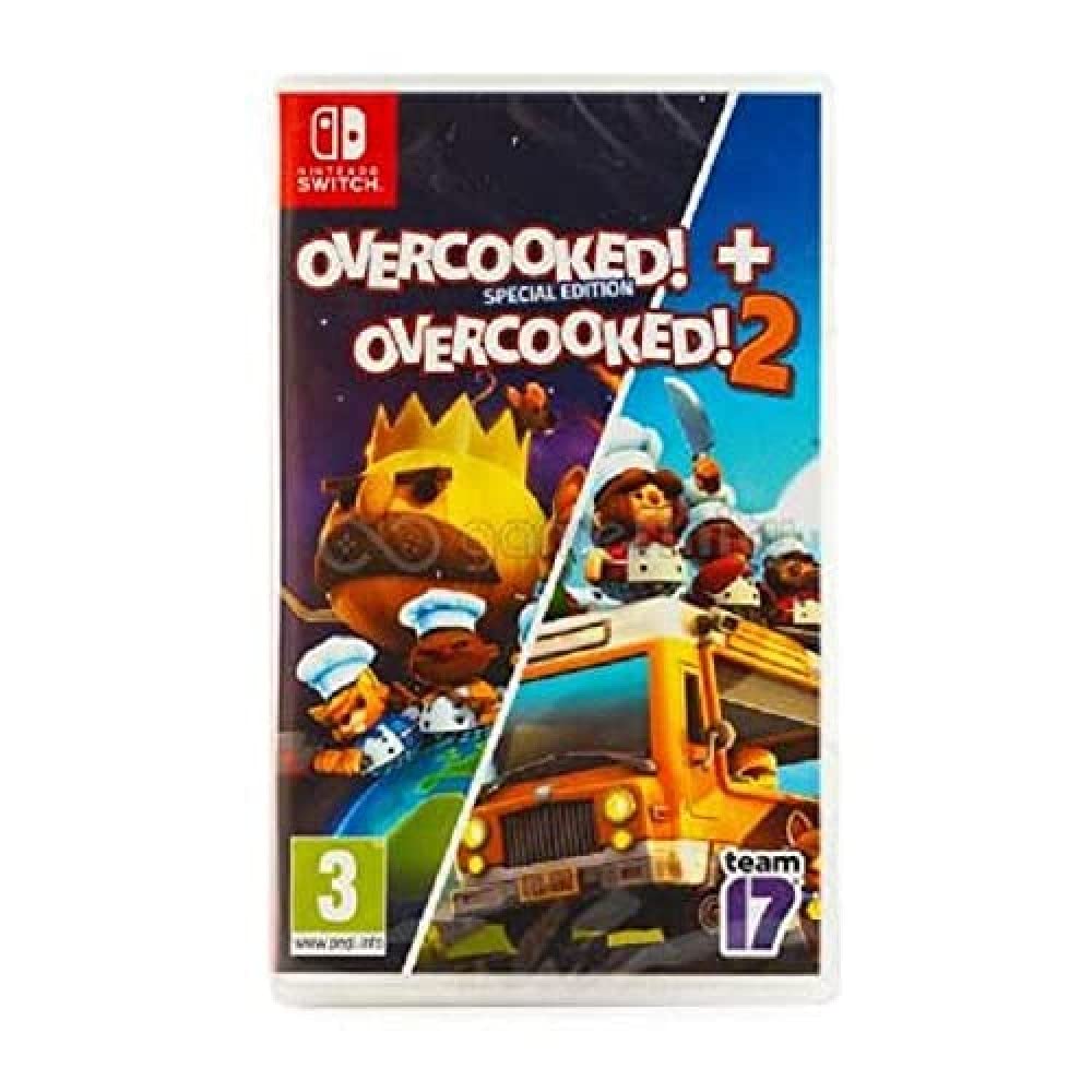 PRODUCT DETAILS 【商品情報】・商品名：Overcooked! + Overcooked! 2 (Nintendo Switch)・対応機種：Nintendo Switch（ニンテンドースイッチ）・仕様：北米版・言語：英語【コ...