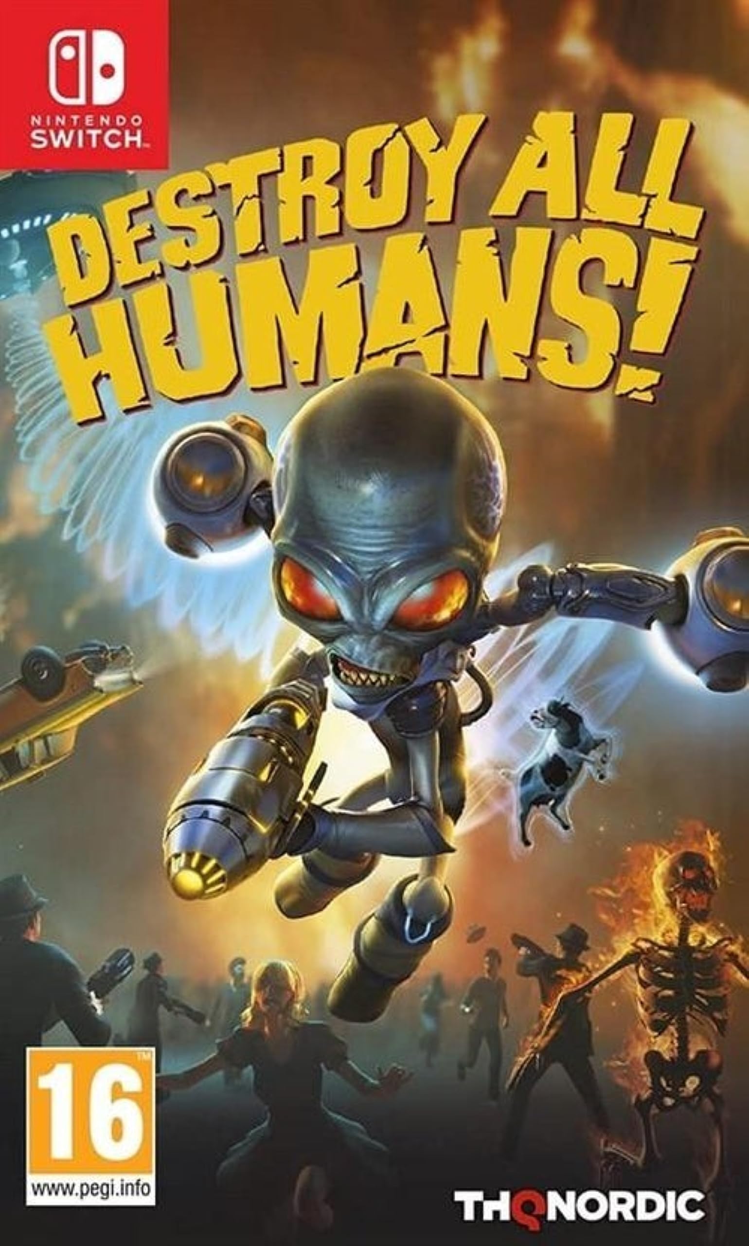 PRODUCT DETAILS 【商品情報】・商品名：Destroy All Humans (Nintendo Switch)・対応機種：Nintendo Switch（ニンテンドースイッチ）・仕様：北米版・言語：英語【コンディション】・海...
