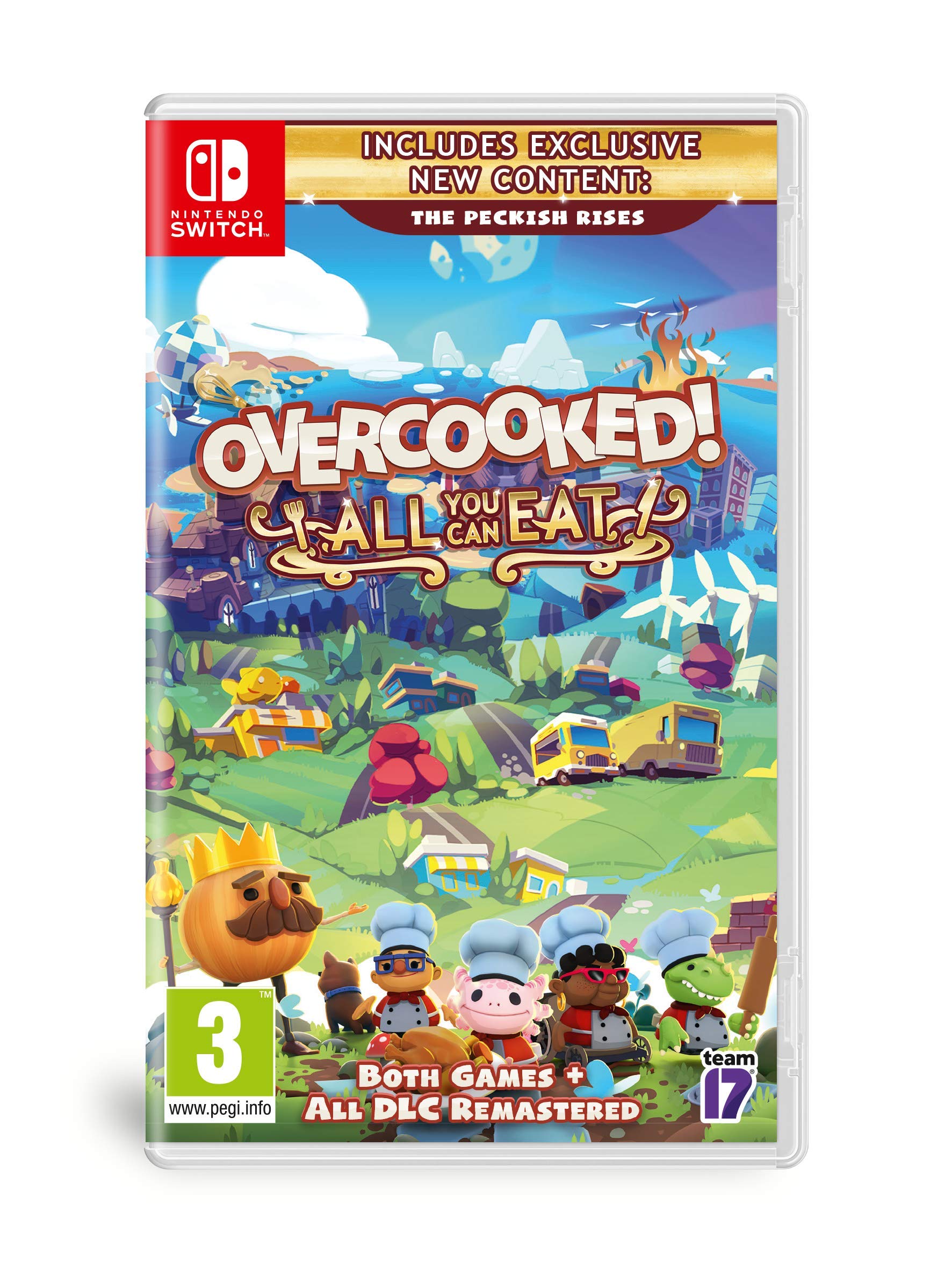 PRODUCT DETAILS 【商品情報】・商品名：Overcooked! All You Can Eat (Nintendo Switch)・対応機種：Nintendo Switch（ニンテンドースイッチ）・仕様：北米版・言語：英語【コ...