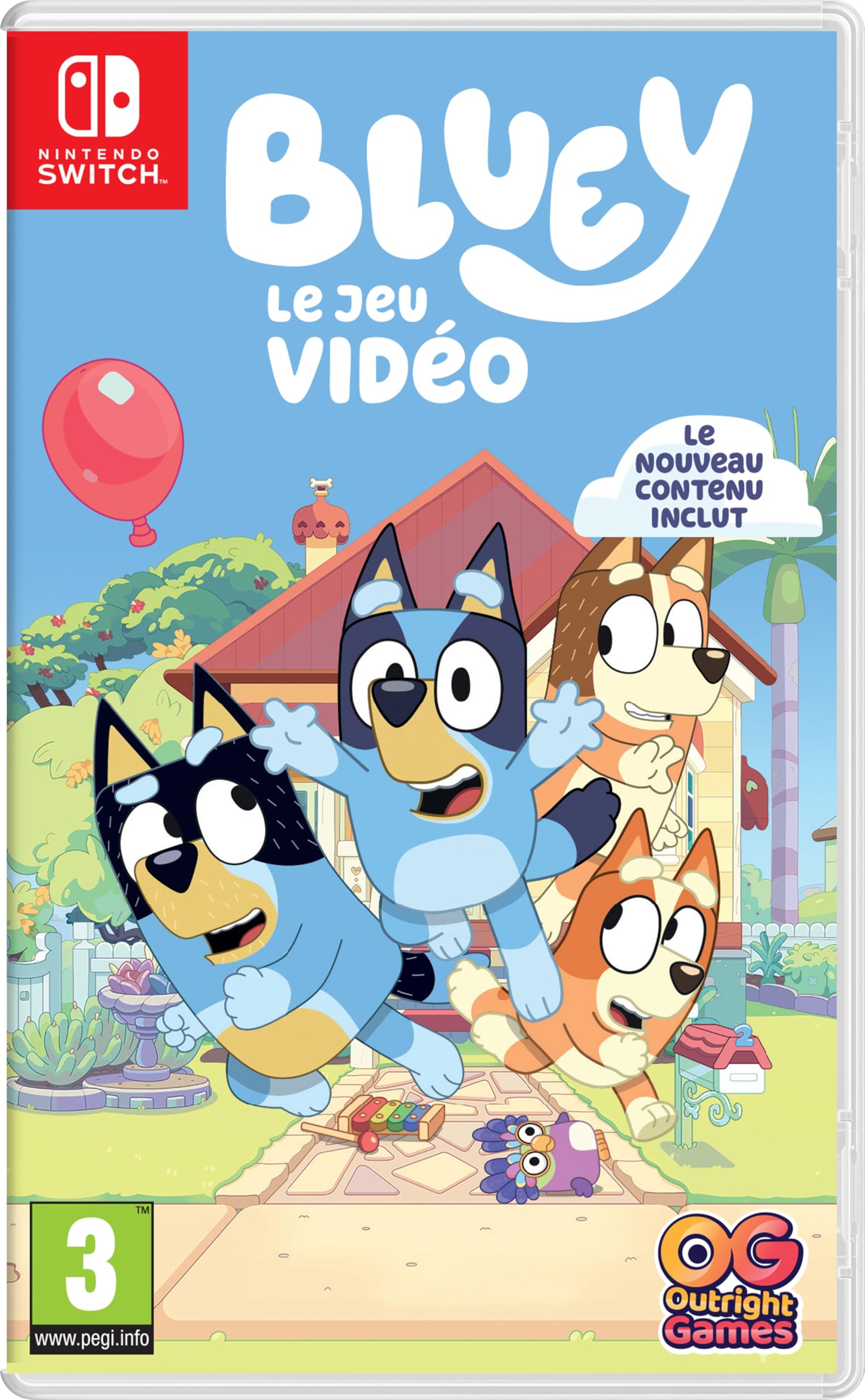 PRODUCT DETAILS 【商品情報】・商品名：Outright Games Bluey Nintendo Switch-Spiel・対応機種：Nintendo Switch（ニンテンドースイッチ）・仕様：北米版・言語：英語【コンディ...