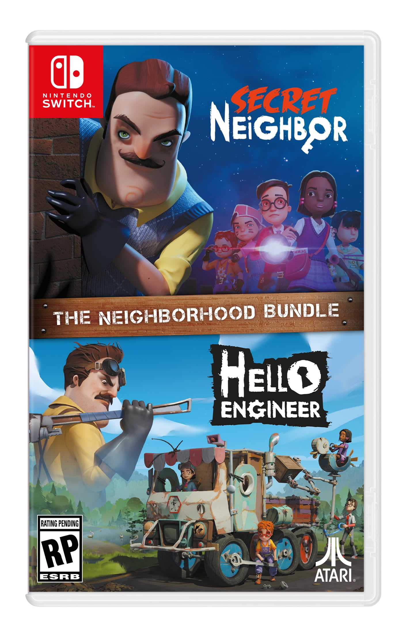 PRODUCT DETAILS 【商品情報】・商品名：Secret Neighbor + Hello Engineer - The Neighborhood Bundle - Nintendo Switch・対応機種：Nintendo Sw...