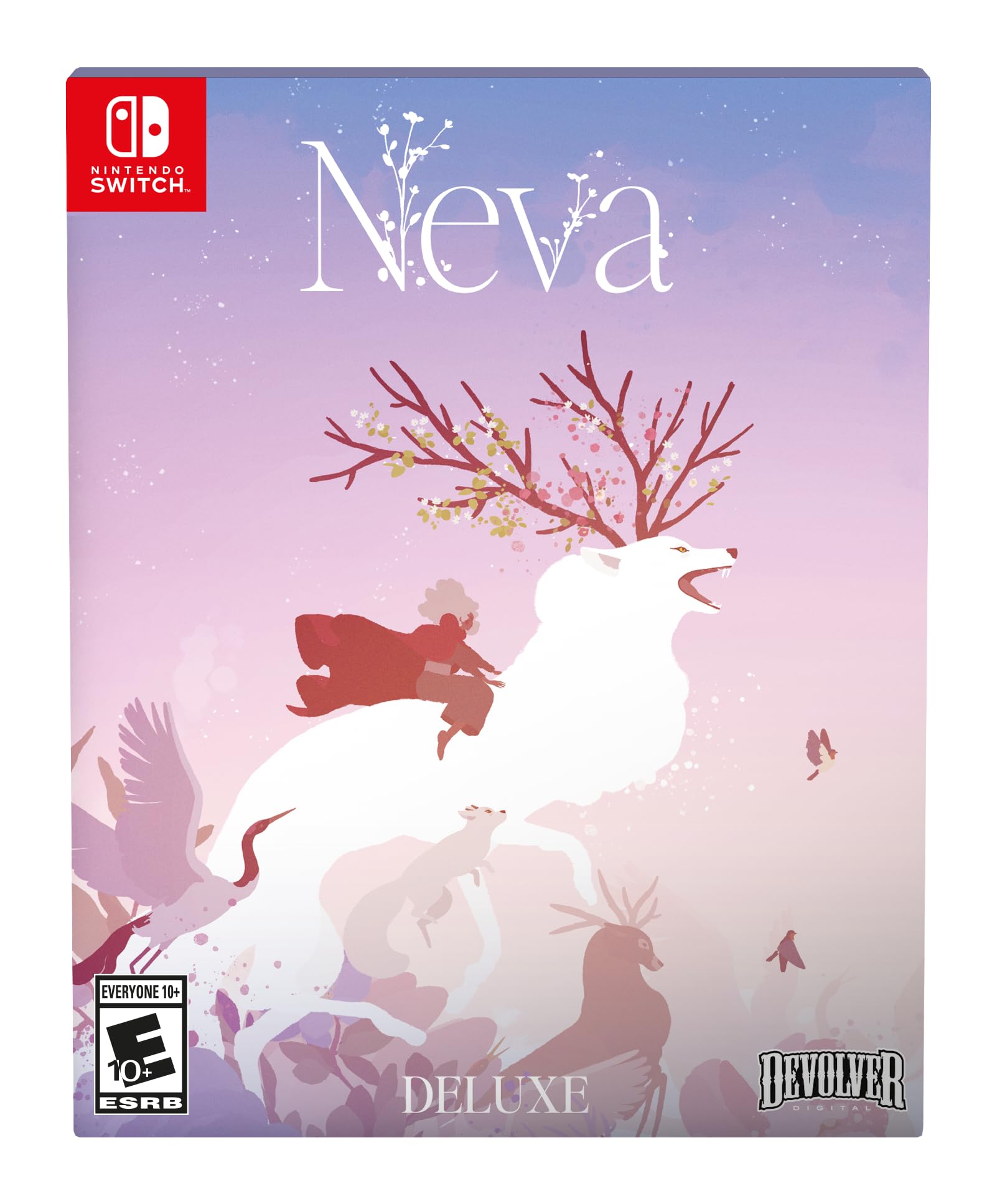 PRODUCT DETAILS 【商品情報】・商品名：Neva: Devolver Deluxe - Nintendo Switch・対応機種：Nintendo Switch（ニンテンドースイッチ）・仕様：北米版・言語：英語【コンディション...