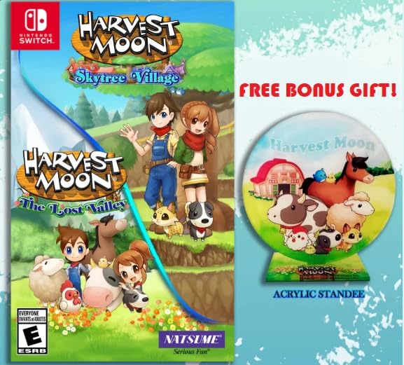 PRODUCT DETAILS 【商品情報】・商品名：Harvest Moon: The Lost Valley & Skytree Village Cozy Bundle with BONUS Harvest Moon Standee・対...