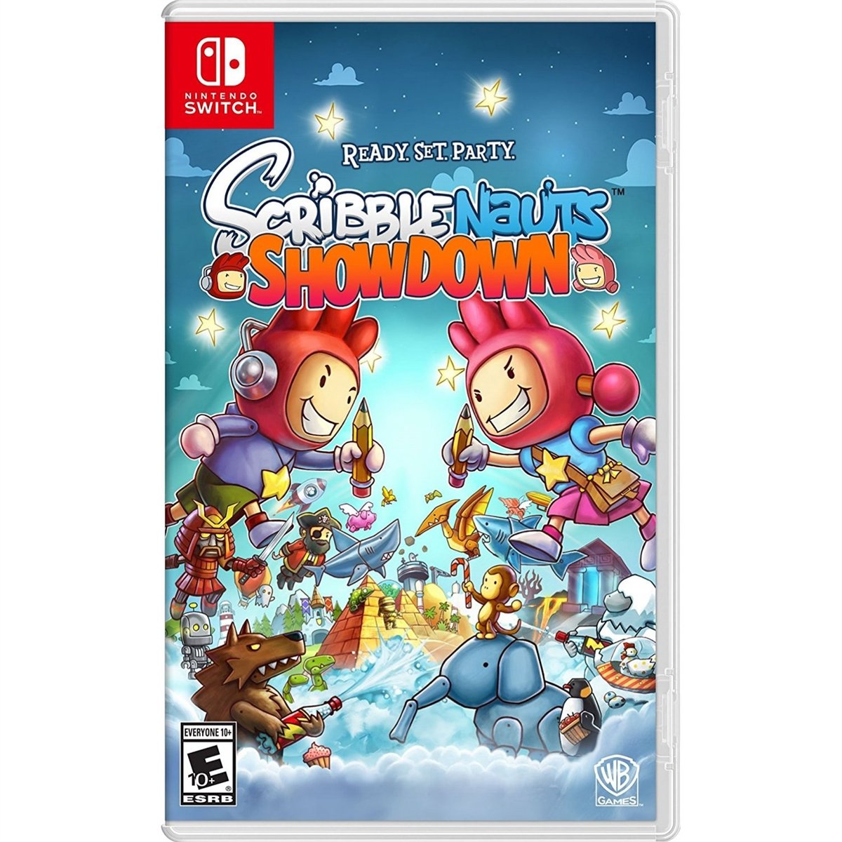PRODUCT DETAILS 【商品情報】・商品名：Scribblenauts Showdown - Nintendo Switch・対応機種：Nintendo Switch（ニンテンドースイッチ）・仕様：北米版・言語：英語【コンディショ...