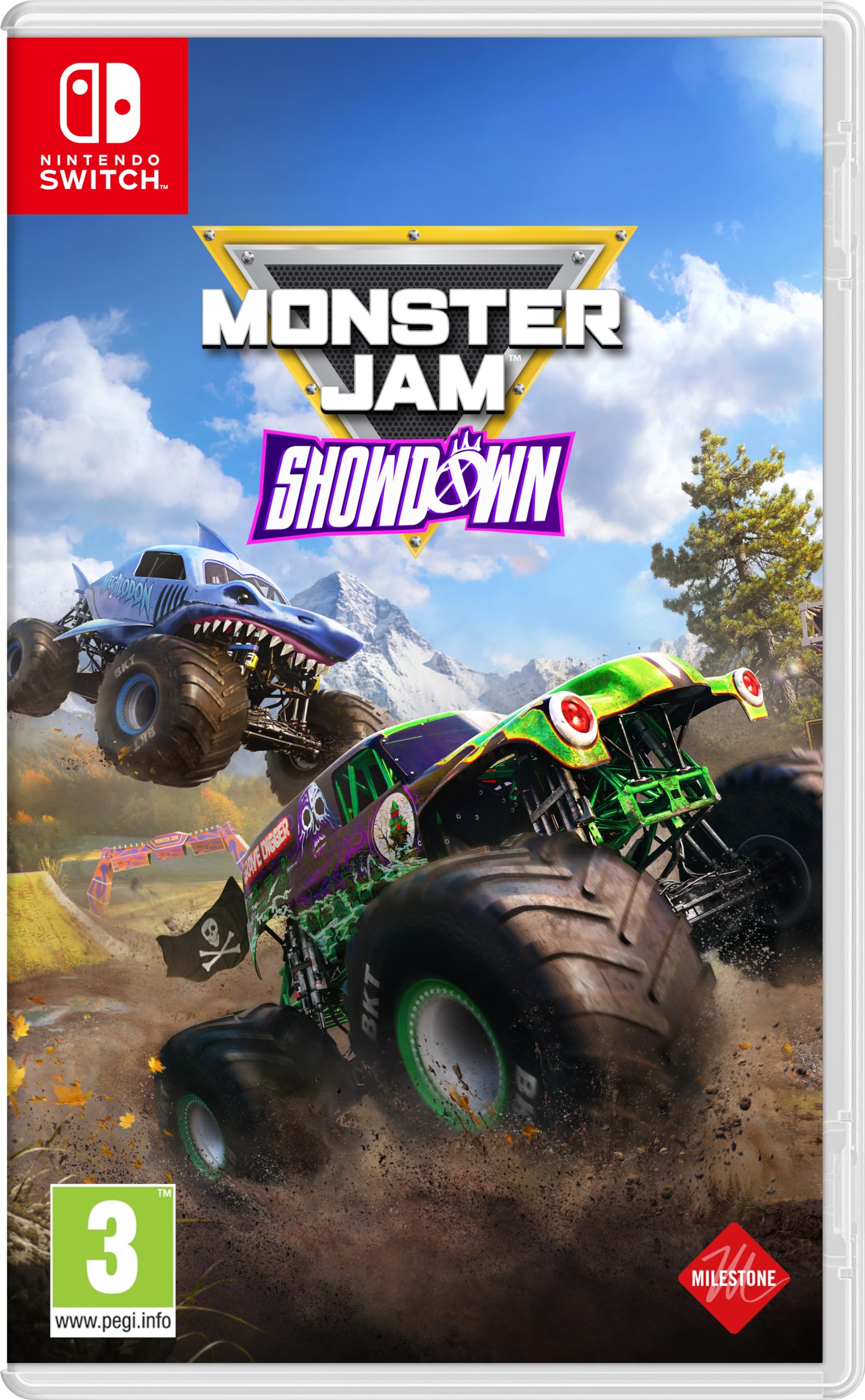 PRODUCT DETAILS 【商品情報】・商品名：Monster Jam Showdown (Nintendo Switch)・対応機種：Nintendo Switch（ニンテンドースイッチ）・仕様：北米版・言語：英語【コンディション】...
