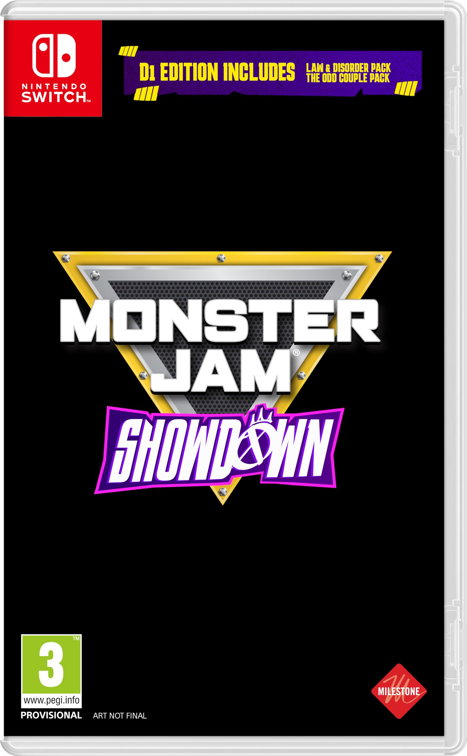 PRODUCT DETAILS 【商品情報】・商品名：Monster Jam Showdown・対応機種：Nintendo Switch（ニンテンドースイッチ）・仕様：北米版・言語：英語【コンディション】・海外直輸入品です。・パッケージに輸...