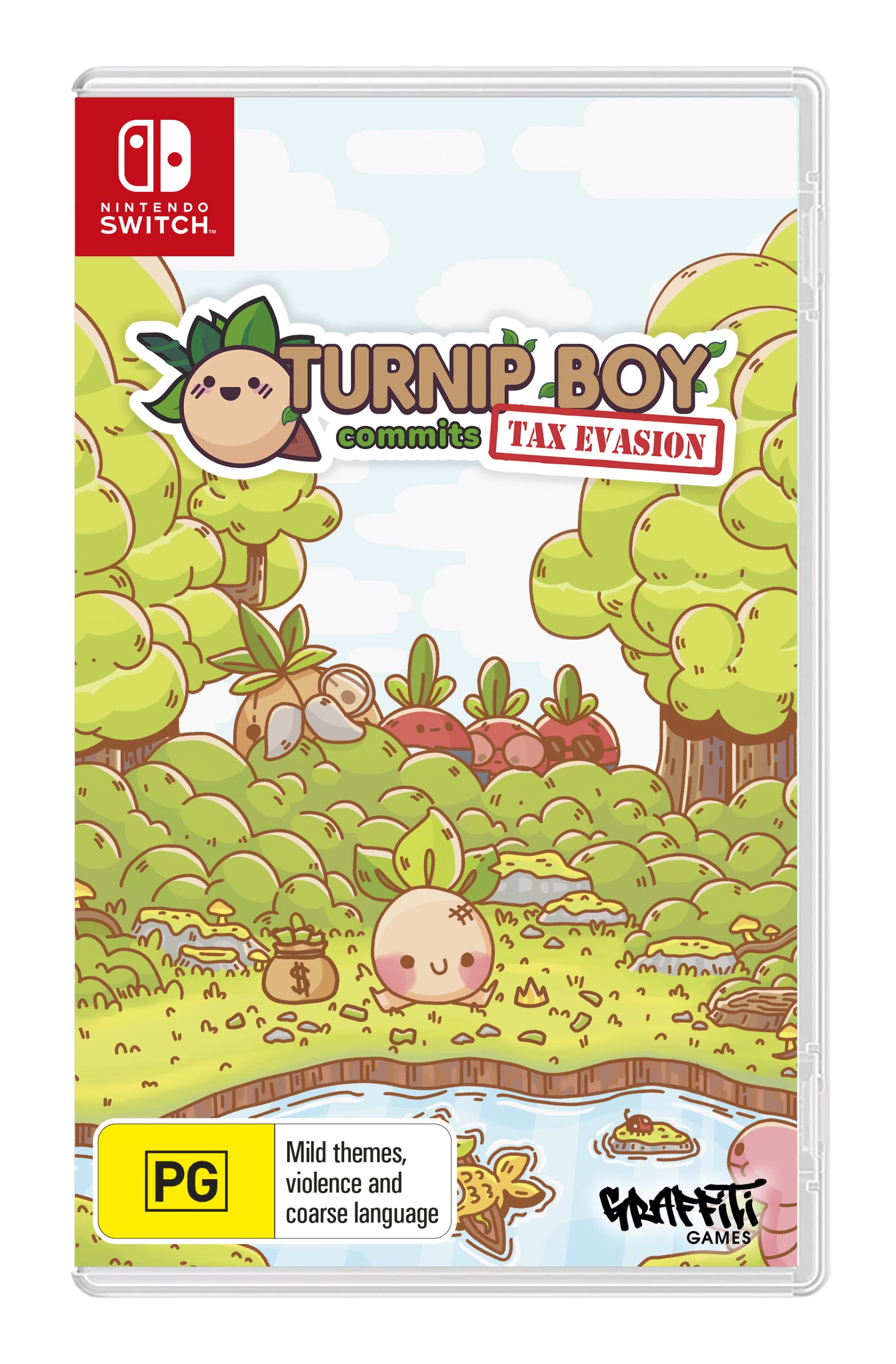 PRODUCT DETAILS 【商品情報】・商品名：Turnip Boy Commits Tax Evasion - For Nintendo Switch・対応機種：Nintendo Switch（ニンテンドースイッチ）・仕様：北米版・...
