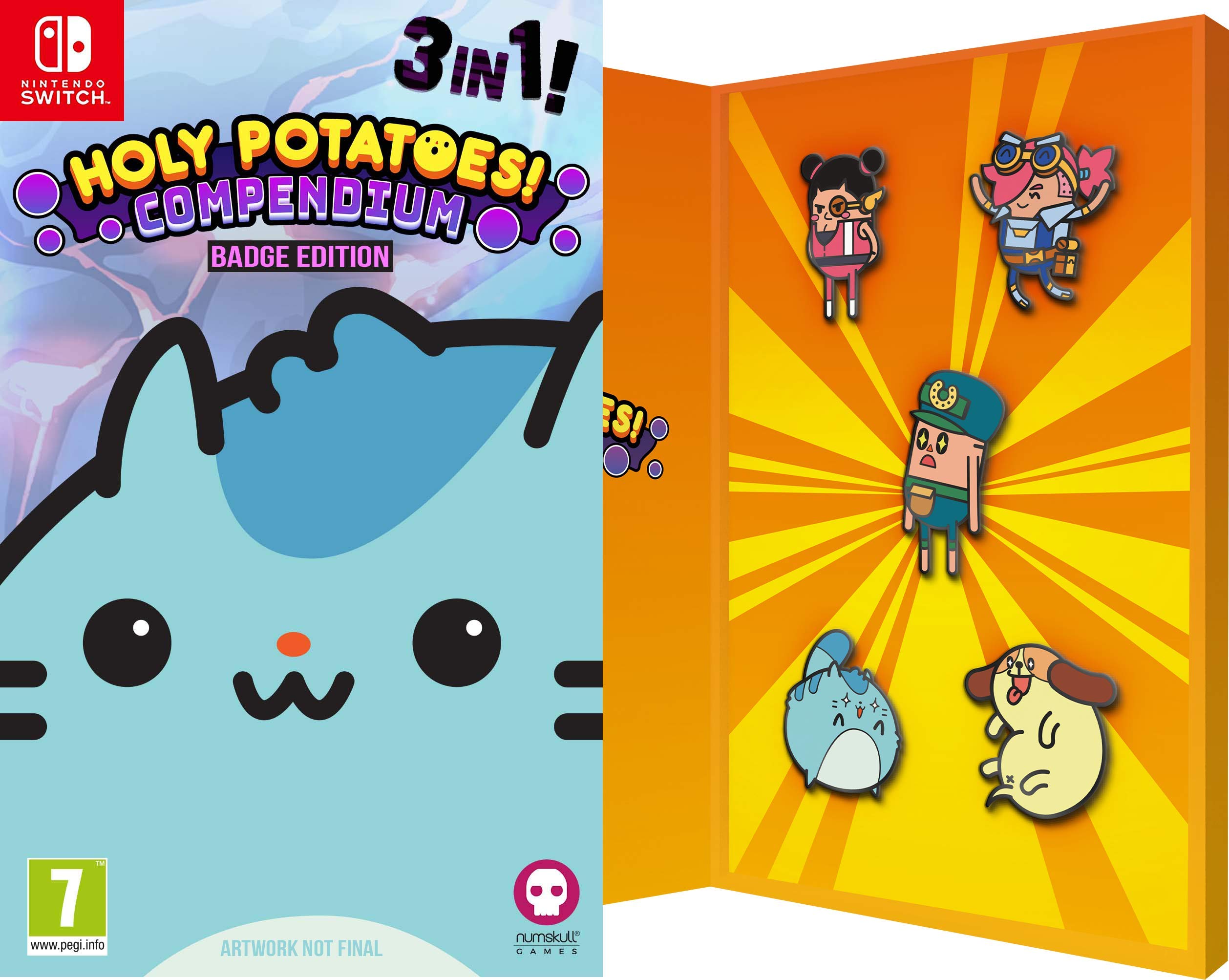 PRODUCT DETAILS 【商品情報】・商品名：Holy Potatoes Compendium Badge Edition (Nintendo Switch)・対応機種：Nintendo Switch（ニンテンドースイッチ）・仕様：...