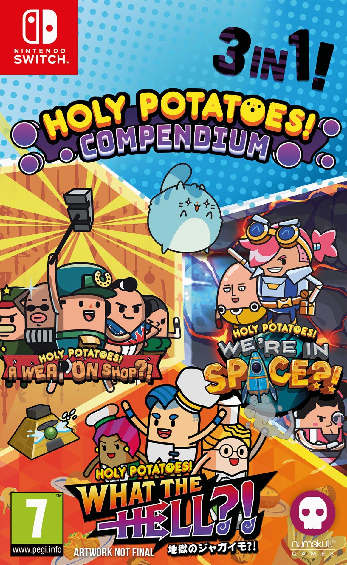 PRODUCT DETAILS 【商品情報】・商品名：Holy Potatoes Compendium (Nintendo Switch)・対応機種：Nintendo Switch（ニンテンドースイッチ）・仕様：北米版・言語：英語【コンディ...