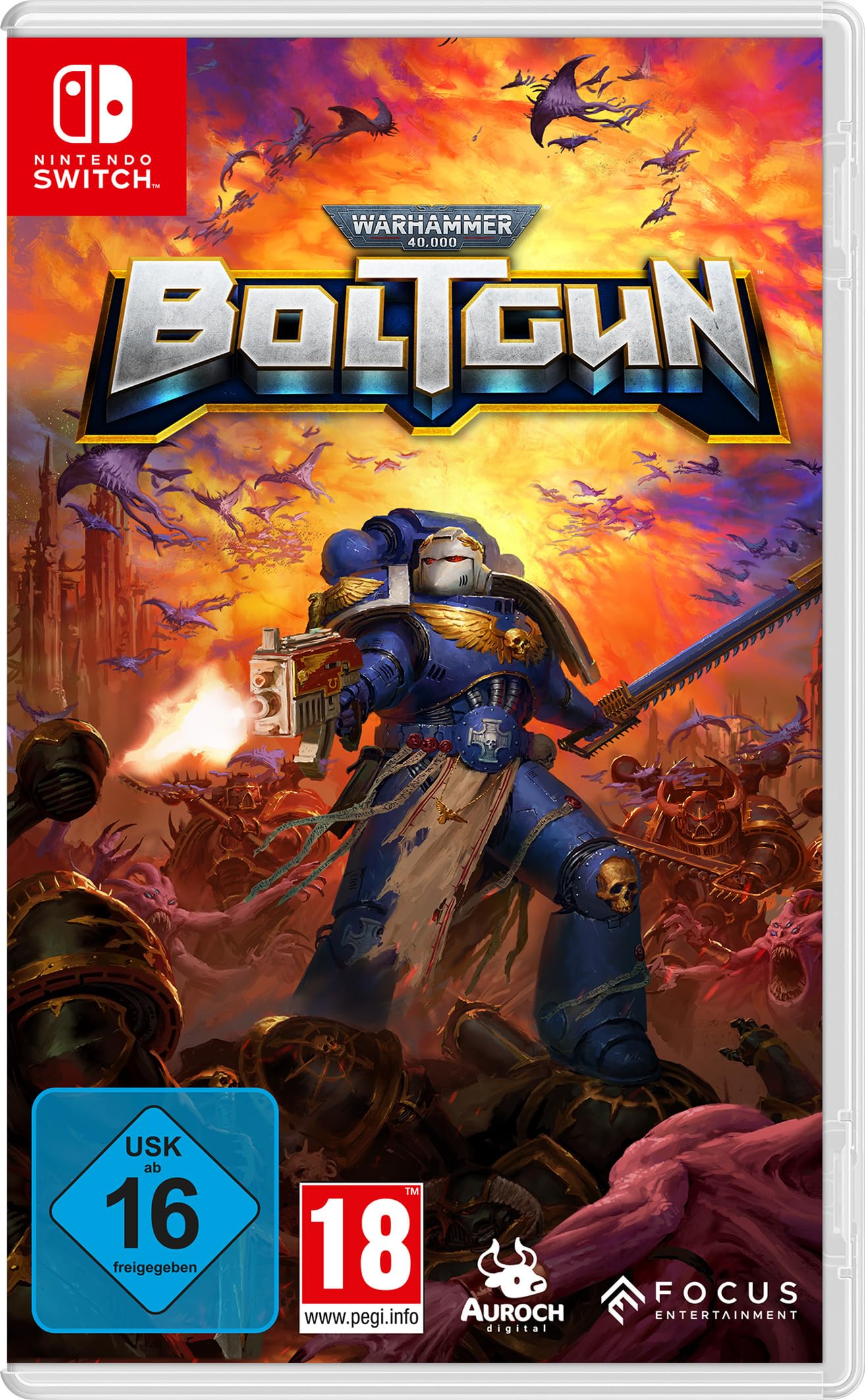 PRODUCT DETAILS 【商品情報】・商品名：Focus Home Interactive Warhammer 40.000: Boltgun (Switch)・対応機種：Nintendo Switch（ニンテンドースイッチ）・仕様...