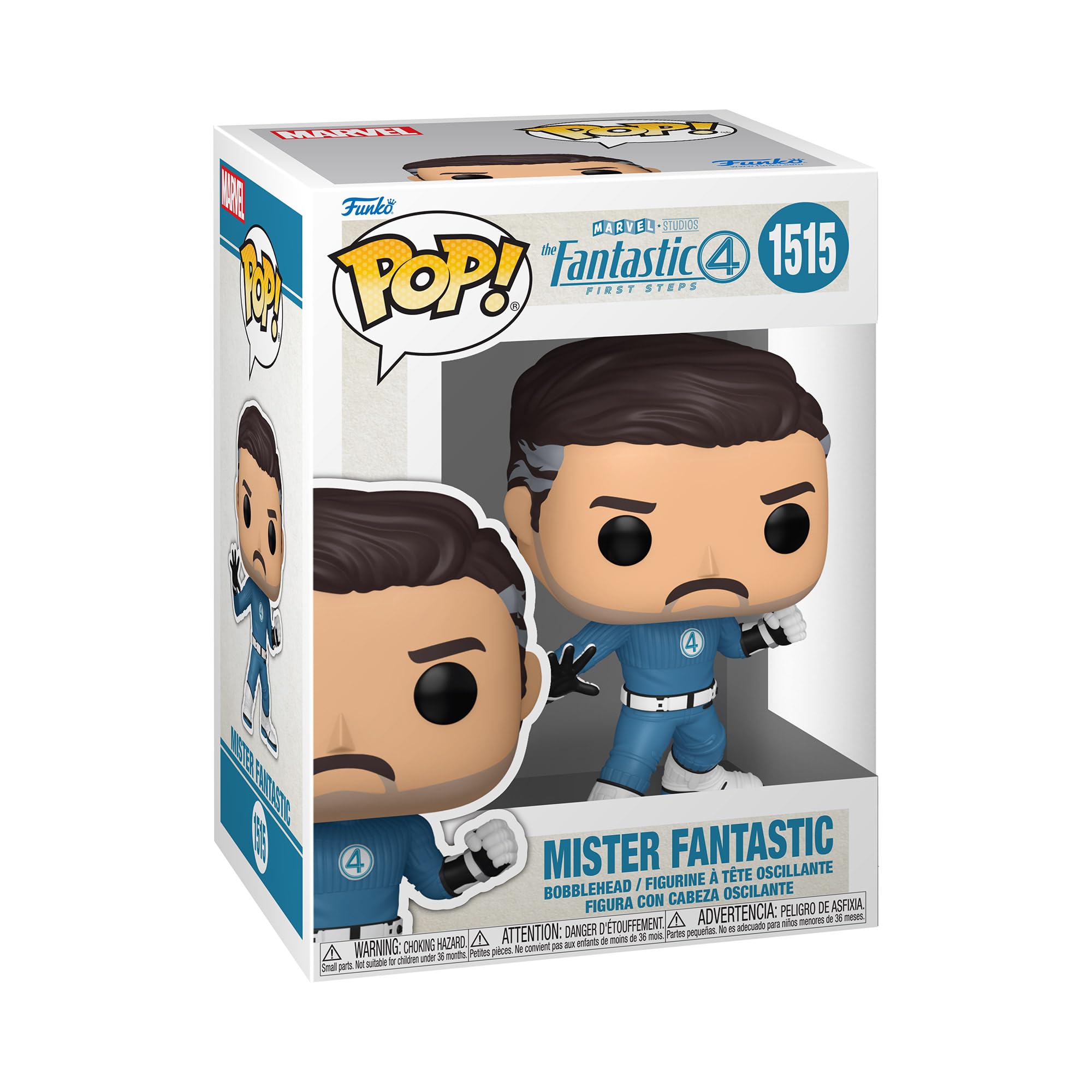 商品説明 商品の特徴・Marvel Studios「ファンタスティック・フォー：ファースト・ステップス」のミスター・ファンタスティックのビニールボブルヘッドフィギュア・高さ：約9.9cm・耐久性のあるプレミアムビニール素材を使用・ディスプレ...
