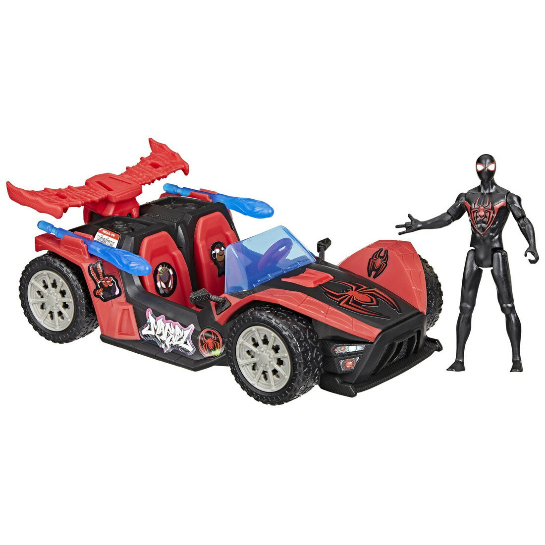 商品説明 商品の特徴・マーベル スパイダーマン ヴェノム vs マイルズ・モラレス リミックスレーサー・約10cmスケールのマイルズ・モラレス フィギュアと車両のセット・フィギュアは赤と黒のクラシックスーツデザインで、可動式の手足を備えてい...