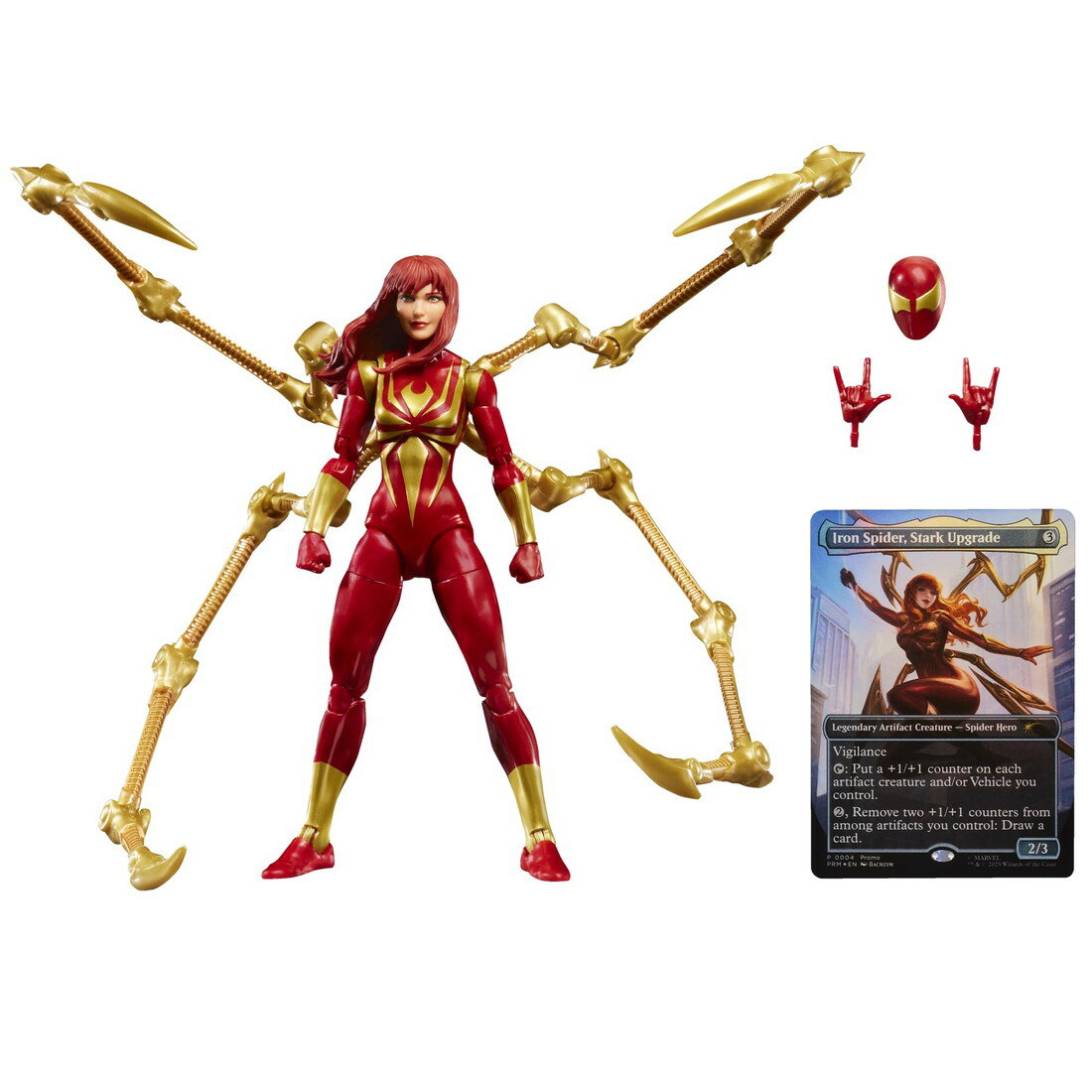 商品説明 商品の特徴・Marvel Legends Series Magic: The Gathering Mary Jane Watson (Iron Spider) フィギュア・Marvel's Spider-Manコミックに登場するキ...