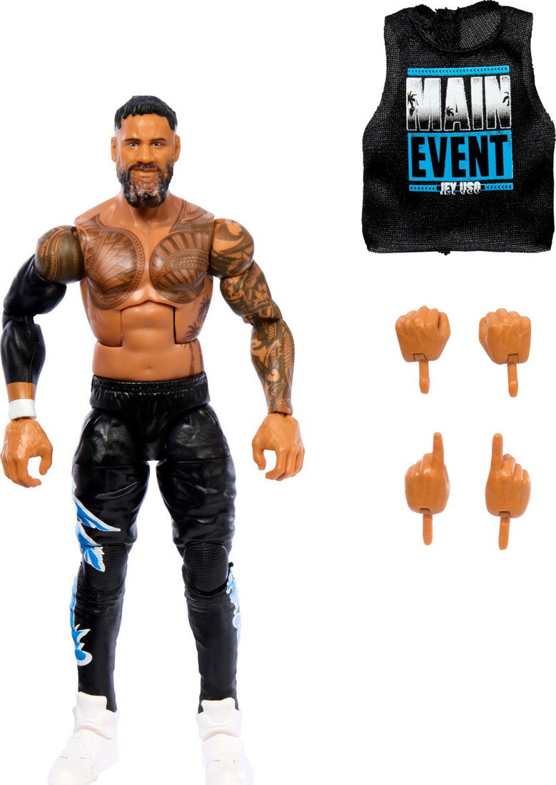 商品説明 商品の特徴・約15cmのWWEスーパースター アクションフィギュア・25箇所の可動ポイントによる多彩なポージングが可能・TrueFX技術による精密な顔の造形・リング用コスチューム装備・シグネチャームーブやリング入場シーンの再現が可...