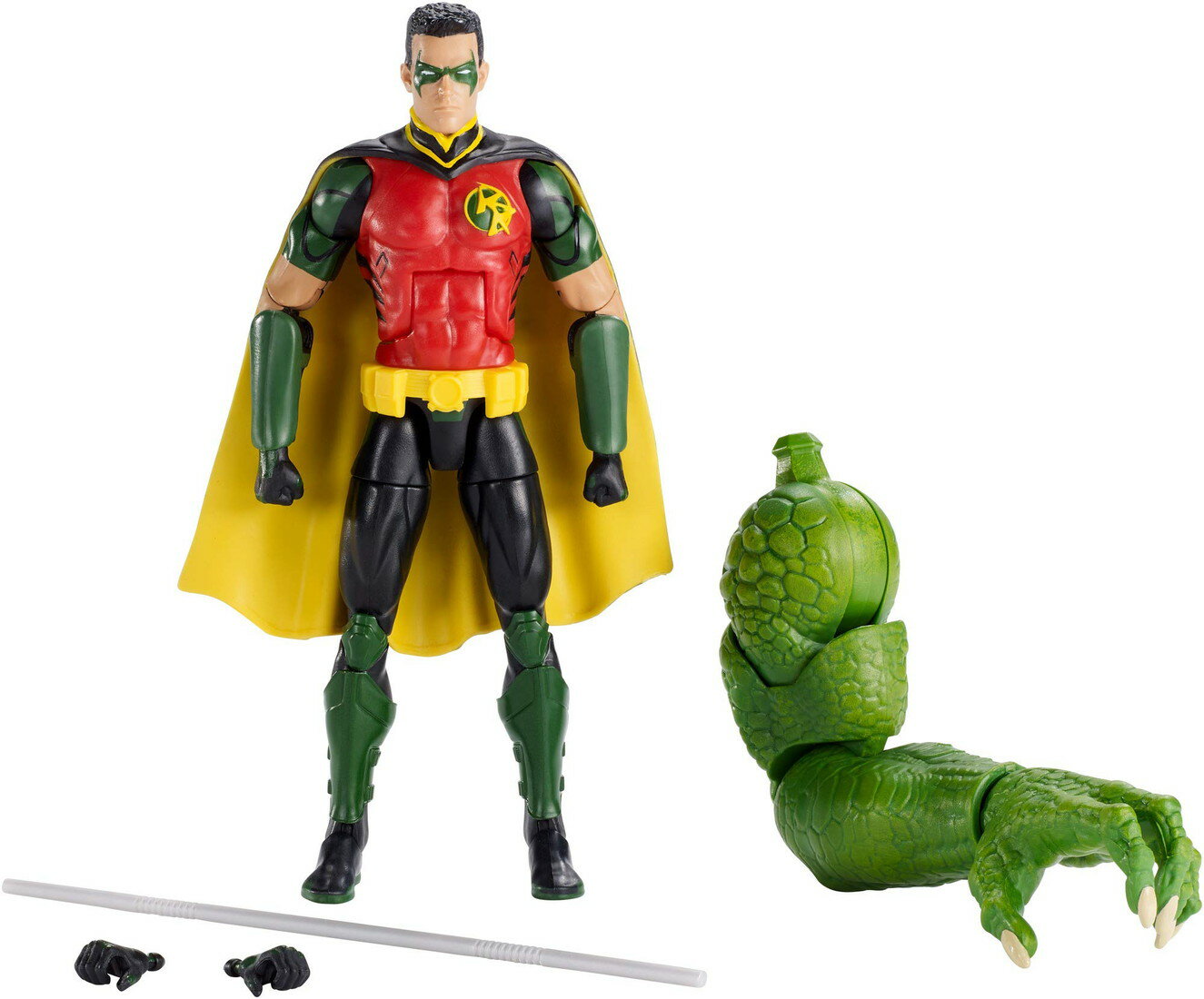 商品説明 商品の特徴・DC コミックスのレッドロビンアクションフィギュア・約15cmスケール・20箇所以上の可動ポイント・パワースーツとケープを装備・キラークロックのフィギュアを組み立てるためのボーナスパーツ1個付属（シリーズ全体のパーツを...