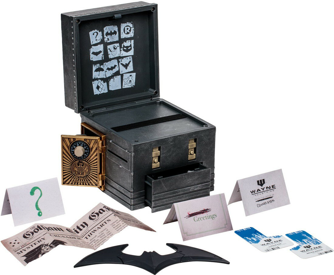 PRODUCT DETAILS McFarlane Toys DC Direct The Riddler Puzzle Box パズルボックス バットマン バタラン付き 謎解きトイ【商品仕様】・ブランド：McFarlane Toys・セット...