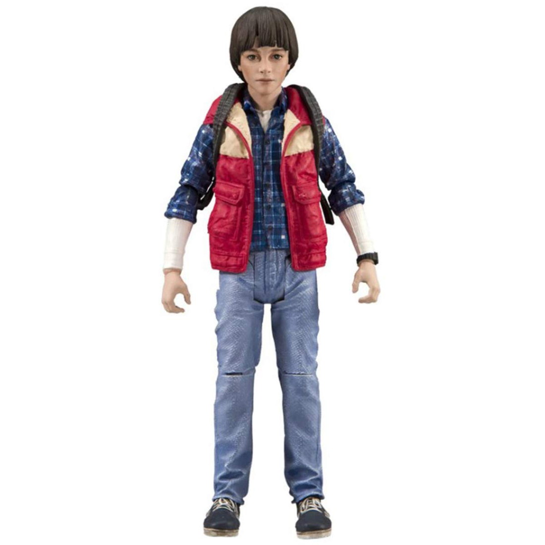 PRODUCT DETAILS McFarlane Toys Stranger Things Will Byers フィギュア 赤ベスト レッド バブルベスト 着脱式バックパック付き【商品仕様】・ブランド：McFarlane Toys・キャ...