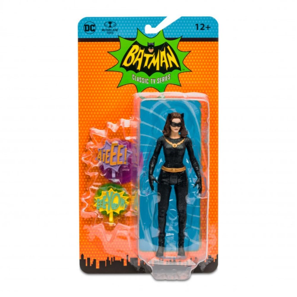 PRODUCT DETAILS McFarlane Toys DC Retro バットマン 1966年版 キャットウーマン アクションフィギュア 6インチ【商品仕様】・ブランド：McFarlane Toys・キャラクター：キャットウーマン（...