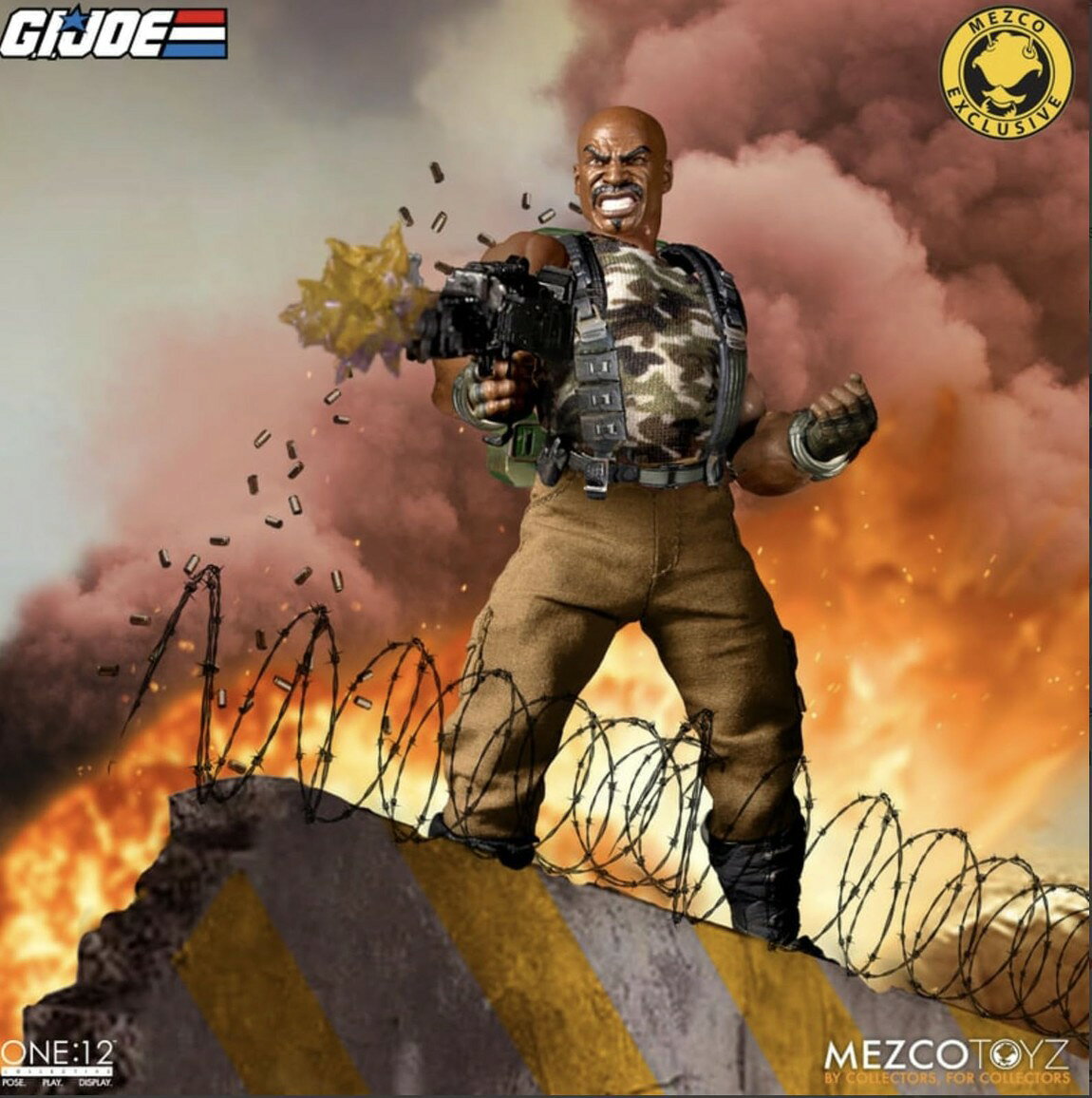 PRODUCT DETAILS Mezco One:12 Collective G.I.ジョー ロードブロック アクションフィギュア 1/12スケール 全高約17cm 布製衣装 武器パーツ付属【商品仕様】・ アイテム種別：アクションフィギュ...