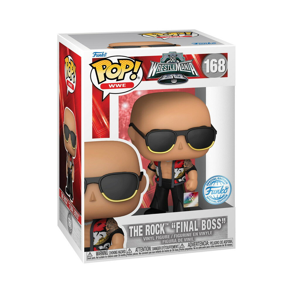 商品説明 商品の特徴・Funko Pop WWE: Wrestlemania XL - The Rock Final Boss フィギュア・限定版エクスクルーシブモデルご注意事項・商品の色・デザインが異なる場合があります・説明書が付属する場...