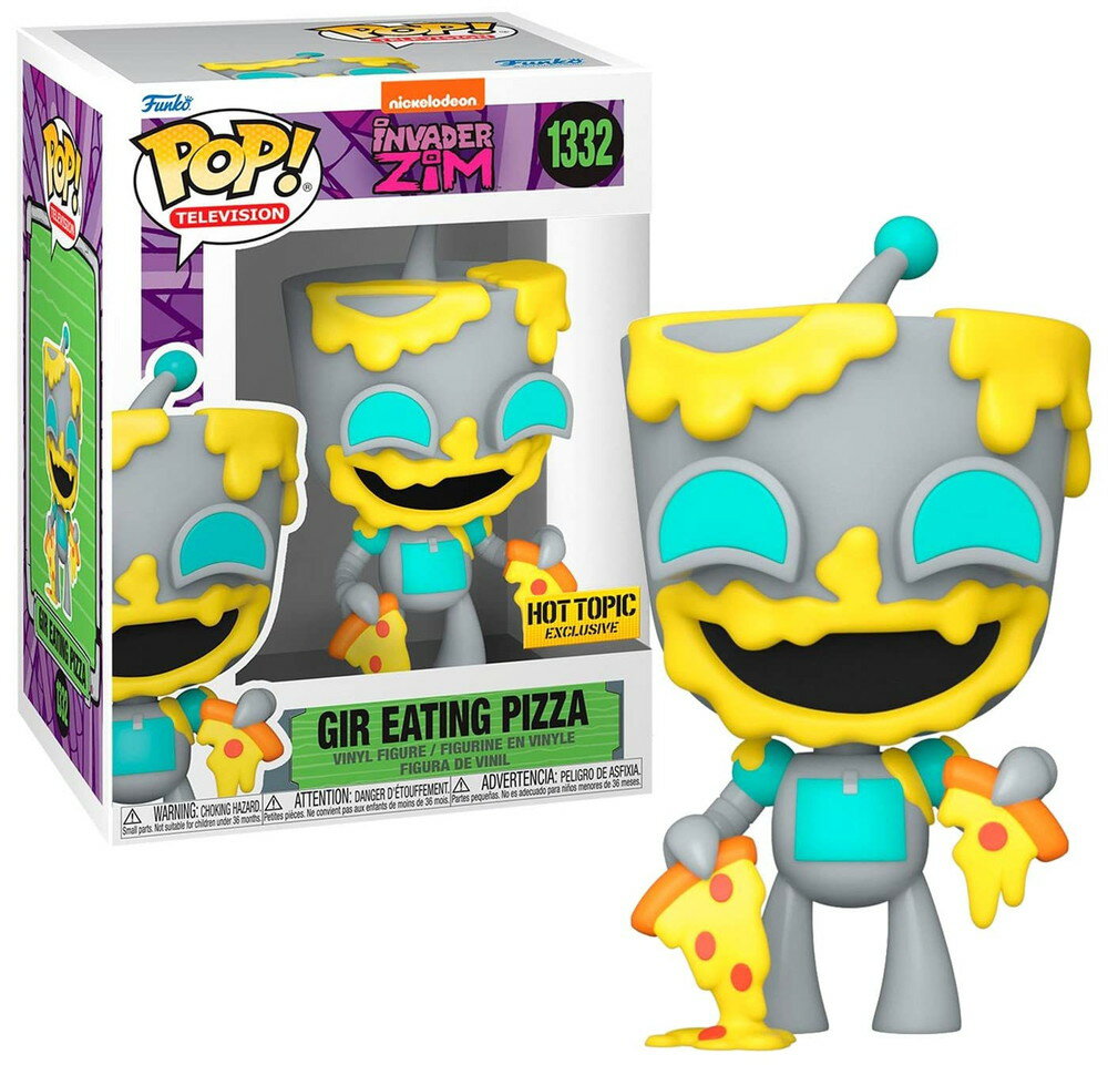 商品説明 商品の特徴・Funko Pop! Invader Zim 1332 GIR Eating Pizza Sticker Special Editionのフィギュア・ピザを食べているGIRのデザイン・ステッカー付き特別版ご注意事項・商...