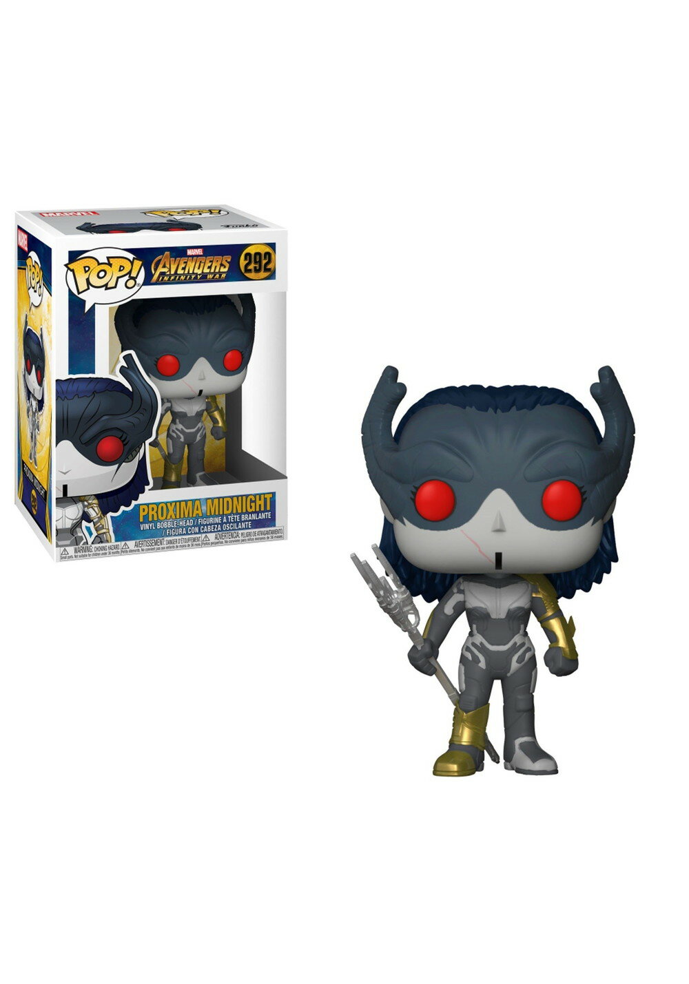 商品説明 商品の特徴・映画「アベンジャーズ/インフィニティ・ウォー」に登場するプロキシマ・ミッドナイトのスタイライズドPOPビニールフィギュア・高さ約9.5cm・ウィンドウディスプレイボックス入り・コレクション向けフィギュアご注意事項・商品...