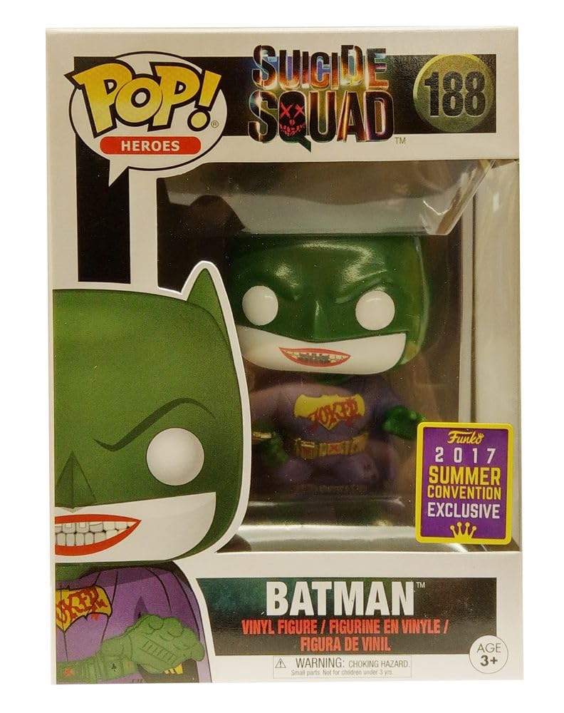 商品説明 商品の特徴・Funko Pop! SDCC 2017 スーサイド・スクワッド ジョーカー バットマン・2017年サンディエゴ・コミコン限定版・サマーコンベンション限定ステッカー付き・公式ライセンス商品・耐久性の高い素材を使用ご注意...
