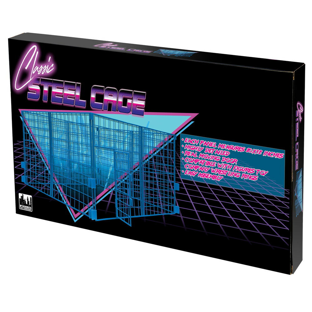 商品説明 商品の特徴・レトロスタイルのスチールケージプレイセット・ヴィンテージスタイルの青色バーを採用したクラシックなケージデザイン・各パネルサイズ：約50.8cm x 30.5cm・連結式の高さのあるパネル構造・開閉可能なドア付き・Fig...