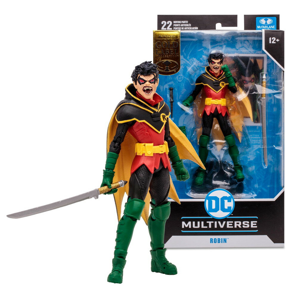 商品説明 商品の特徴・DCマルチバースの18cmアクションフィギュア・22箇所の可動ポイントで様々なポーズが可能・バットマンコミックスに基づくDC Future Stateコスチュームを着用したダミアン・ウェイン（新ロビン）スペック・高さ：...