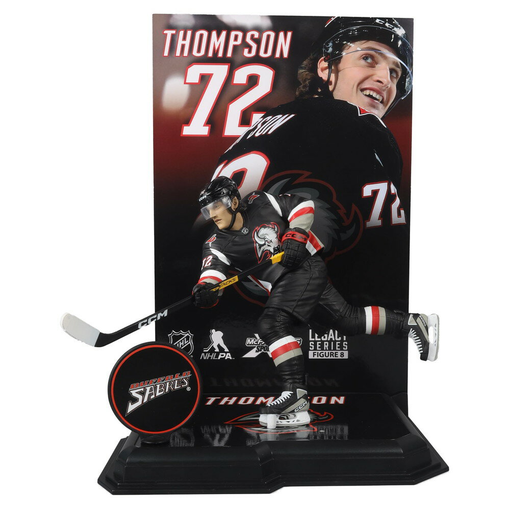 商品説明 商品の特徴・McFarlaneのSportsPicks NHLレガシーシリーズ フィギュア #8・Tage Thompson（バッファロー セイバーズ）7インチフィギュア・2022-23シーズンにブレイクした選手・NHL公式ライセ...