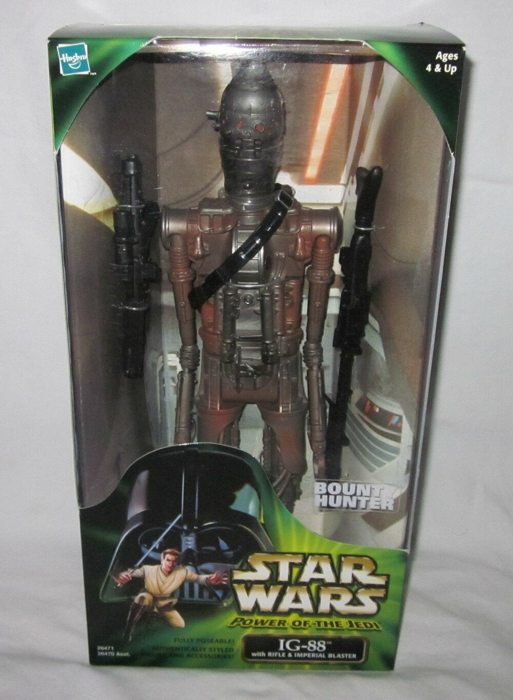 商品説明 商品の特徴・スターウォーズ IG-88 アクションフィギュア・Power of the Jedi シリーズ・高さ約30.5cm・可動式ポーズ機能付き・Hasbro 2000年製ご注意事項・商品の色・デザインが異なる場合があります・...