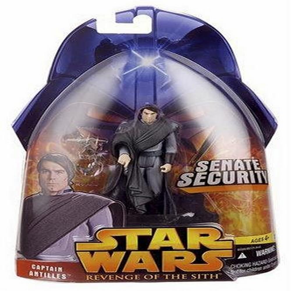 商品説明 商品の特徴・スターウォーズ エピソード3/シスの復讐 2005年版トイシリーズのアクションフィギュア・キャプテン・アンティリーズ（元老院警備隊）・マント、ターゲットブラスター、ヘッドギア、ディスプレイスタンド付属・ベイル・オーガナ...