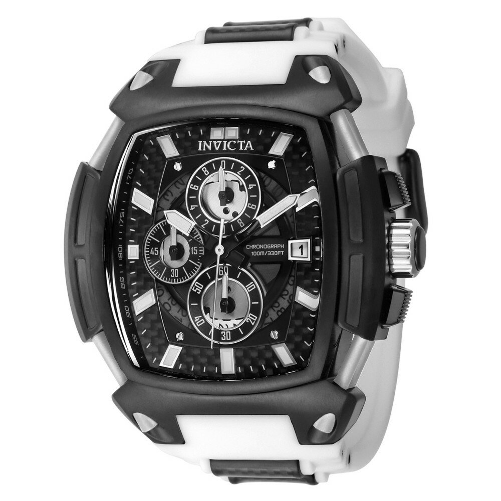 商品説明 Invicta S1 Rally Diablo メンズ 腕時計 クロノグラフ クォーツ ブラック ホワイト シリコンベルト カーボンファイバー スポーツウォッチ【商品仕様】・ ケース素材：アルミニウム・ ケースサイズ：53mm・ ...
