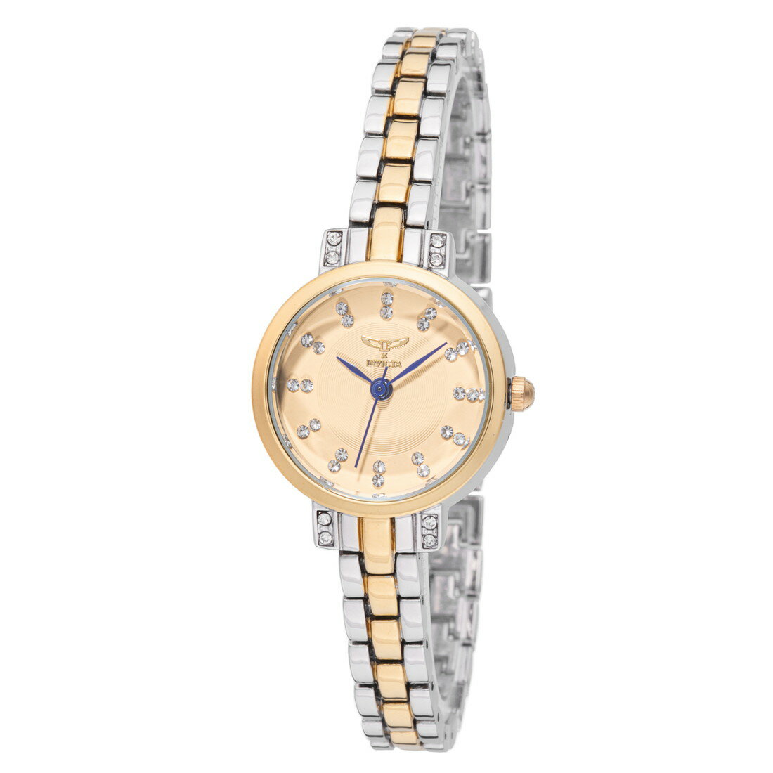 商品説明 Invicta インビクタ Angel エンジェル レディース 腕時計 ゴールド ステンレススチール 25mm クオーツ 30m防水【商品仕様】ケースサイズ：25mmケース素材：ステンレススチールケースカラー：ゴールド文字盤カラー...